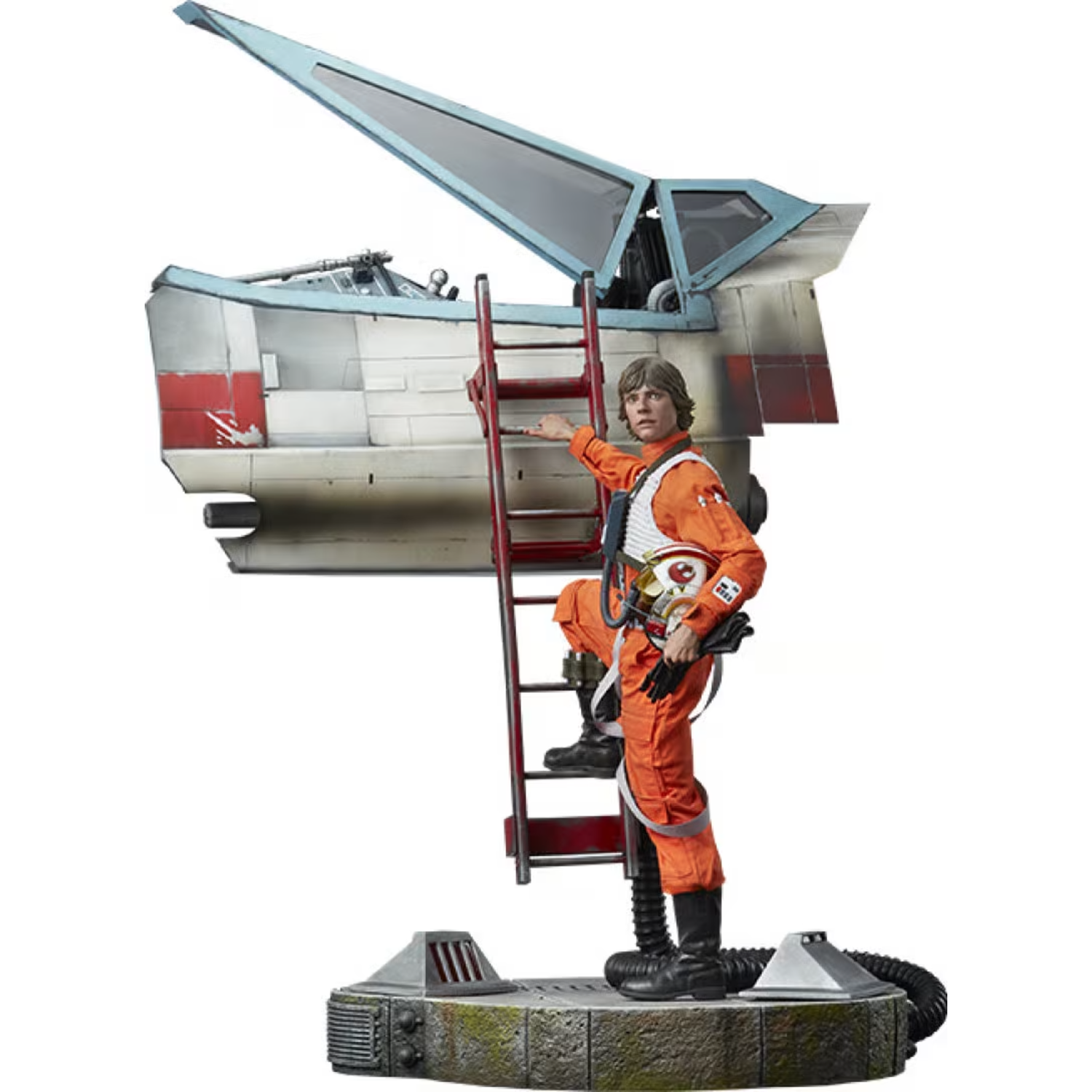 Sideshow Star Wars Luke Skywalker & X-Wing: Red Five Premium Format ...