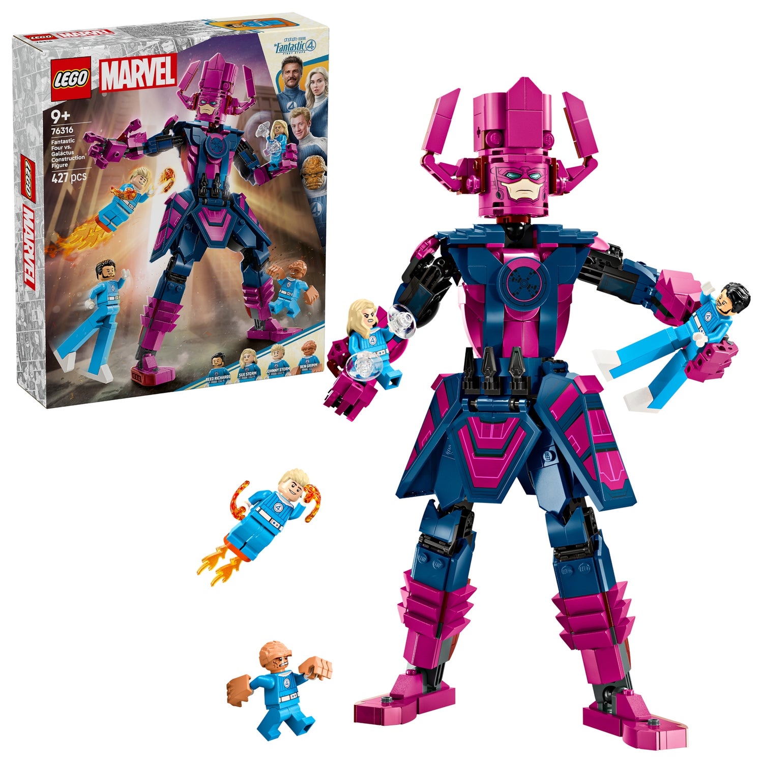 LEGO Marvel Fantastic Four vs. Galactus Construction Figure 76316 Toys ...