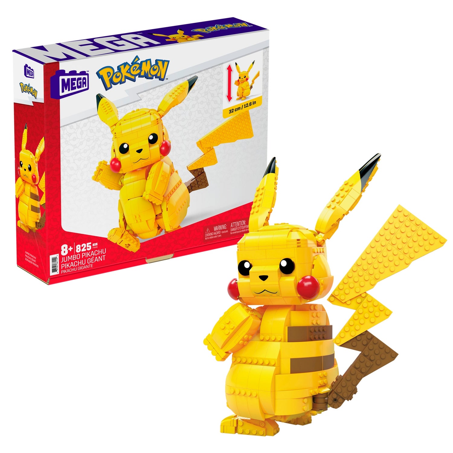MEGA Pokémon Jumbo Pikachu Set Toys - Zavvi US