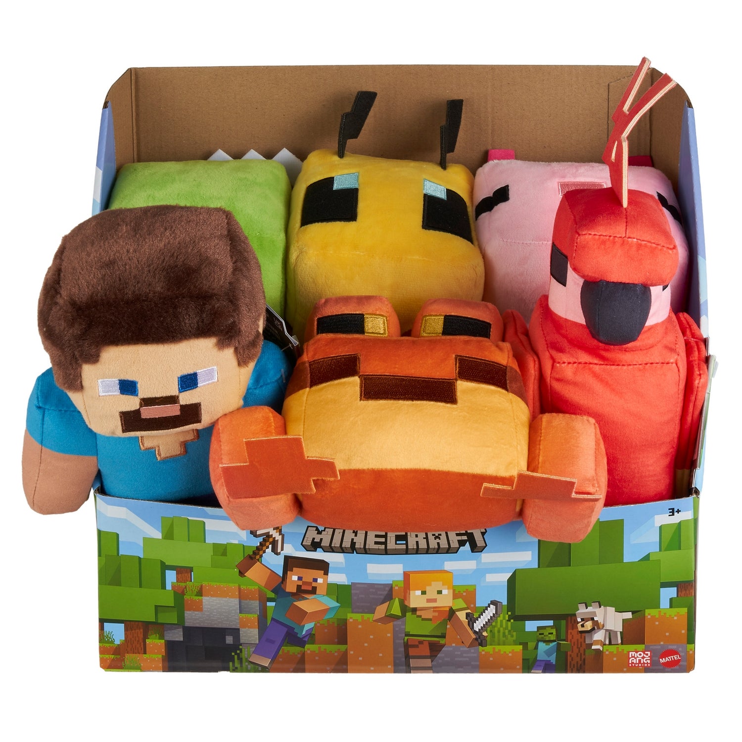 Minecraft 8" Basic Plush Random Assortment (1 Mystery Plush) Toys ...