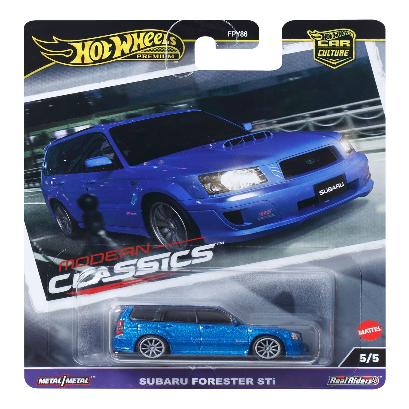 Hot Wheels Premium Car Modern Classics Subaru Forester STI Merchandise ...