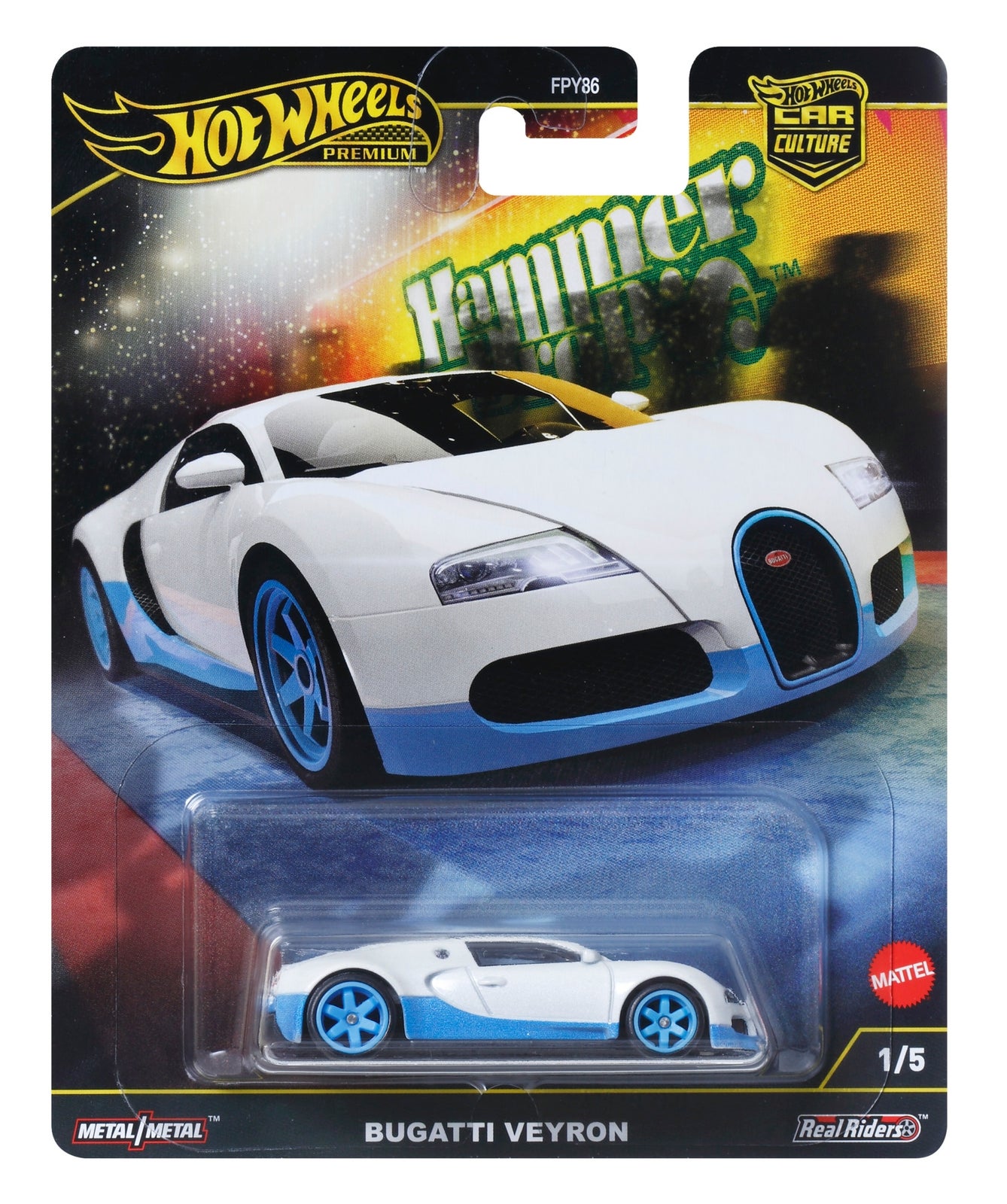 Hot Wheels Premium Car Hammer Drop Bugatti Veyron Merchandise | Zavvi ...