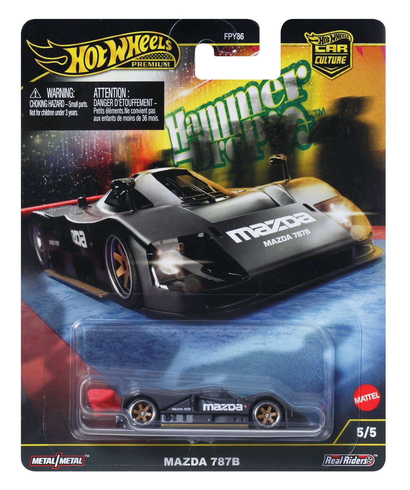 Hot Wheels Premium Car Hammer Drop Mazda 787B Merchandise - Zavvi UK