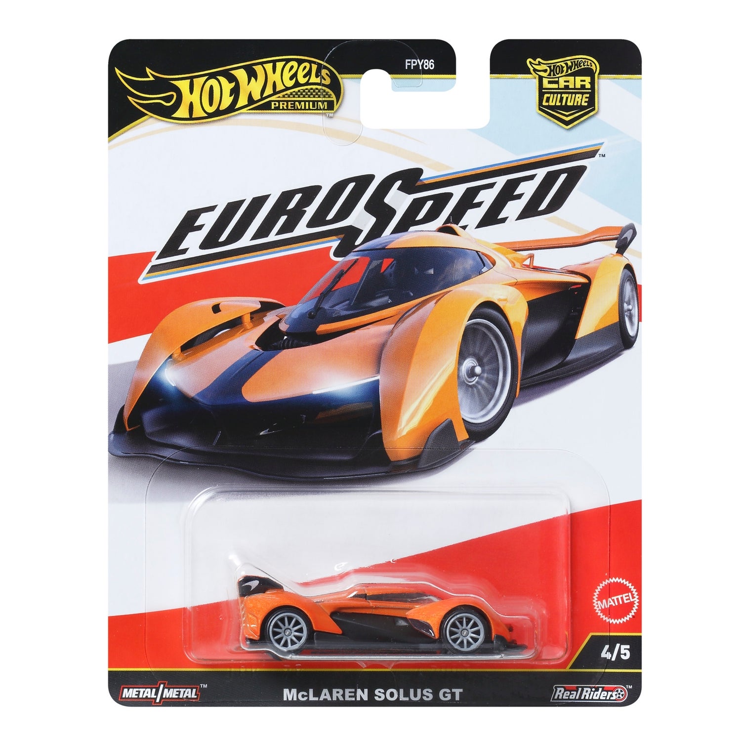 Hot Wheels Premium Car Eurospeed McLaren Solus GT Merchandise - Zavvi UK