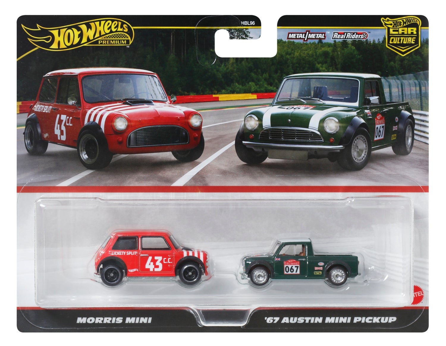 Hot Wheels Premium 2-Pack 2025 Mix 1 Morris Mini & 67 Austin Mini ...