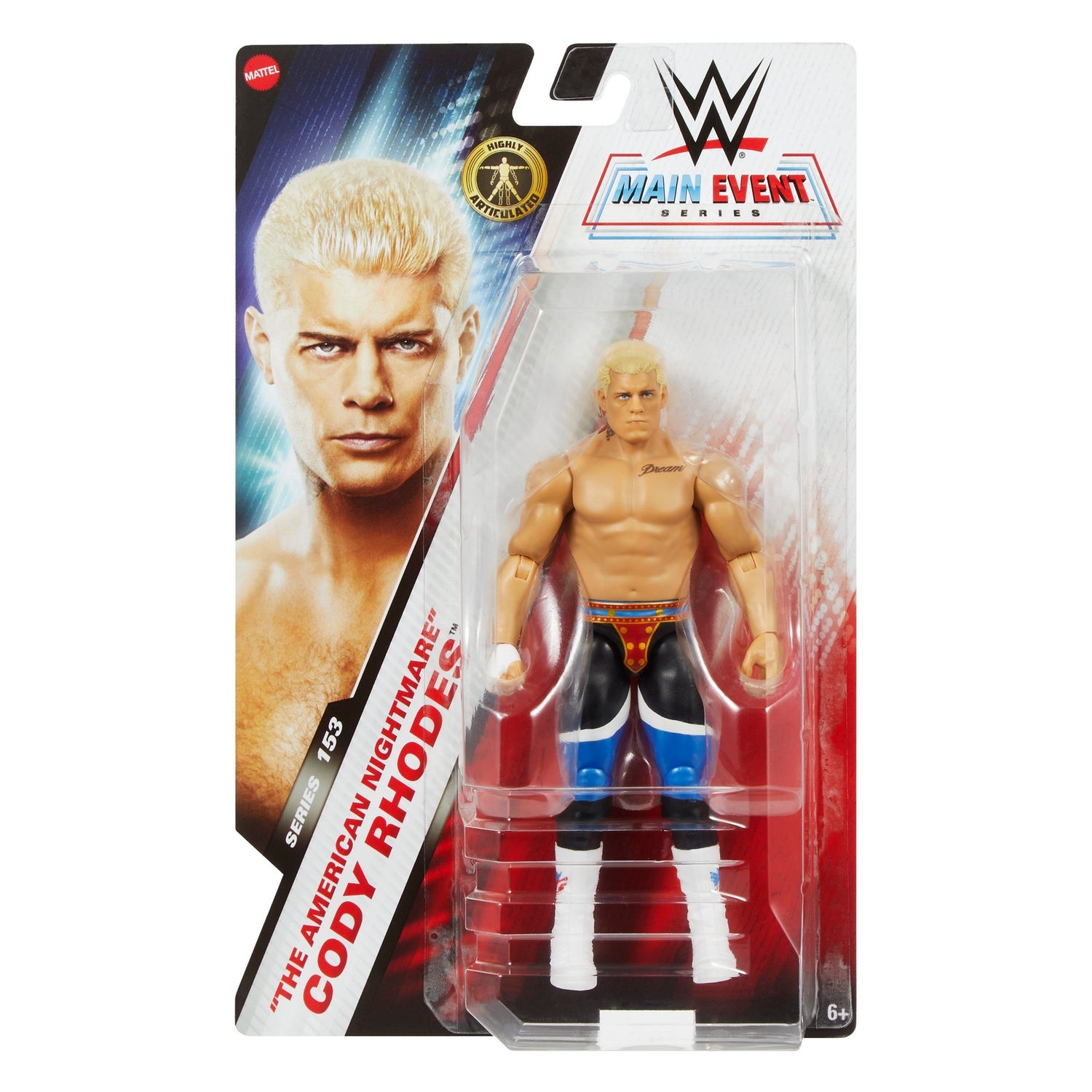 WWE Main Event Series 153 Cody Rhodes Action Figure (6"") Merchandise ...