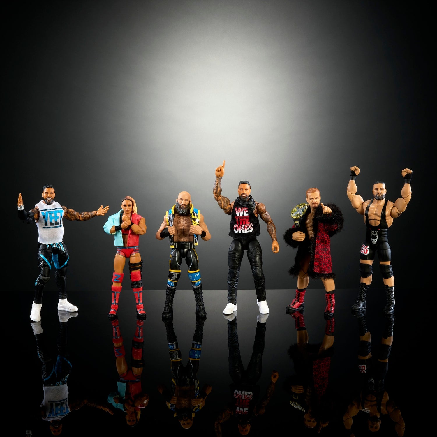 WWE Elite Series 114 Complete 6-Pack Action Figure Bundle (6 ...