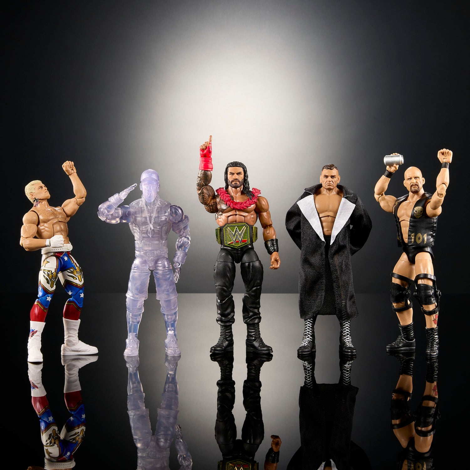 WWE Elite Greatest Hits Wave 3 Complete 5-Pack Action Figure Bundle (6 ...