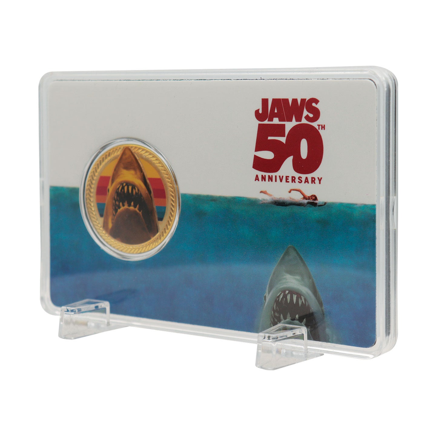 Jaws 50th Anniversary 24k Gold Plated Presentation Coin Merchandise ...