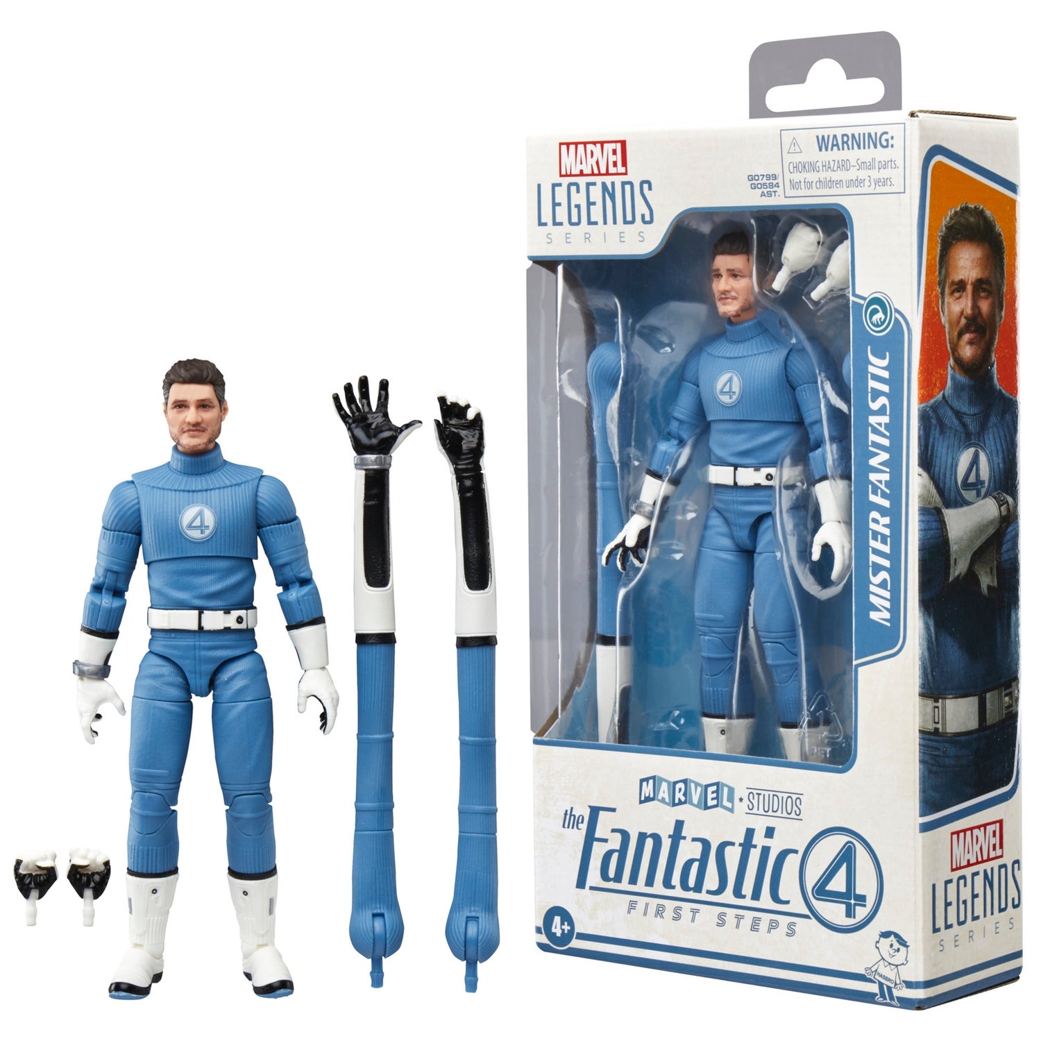 Hasbro Marvel Legends Series Mister Fantastic, The Fantastic Four: First Steps 6" Action Figure ...