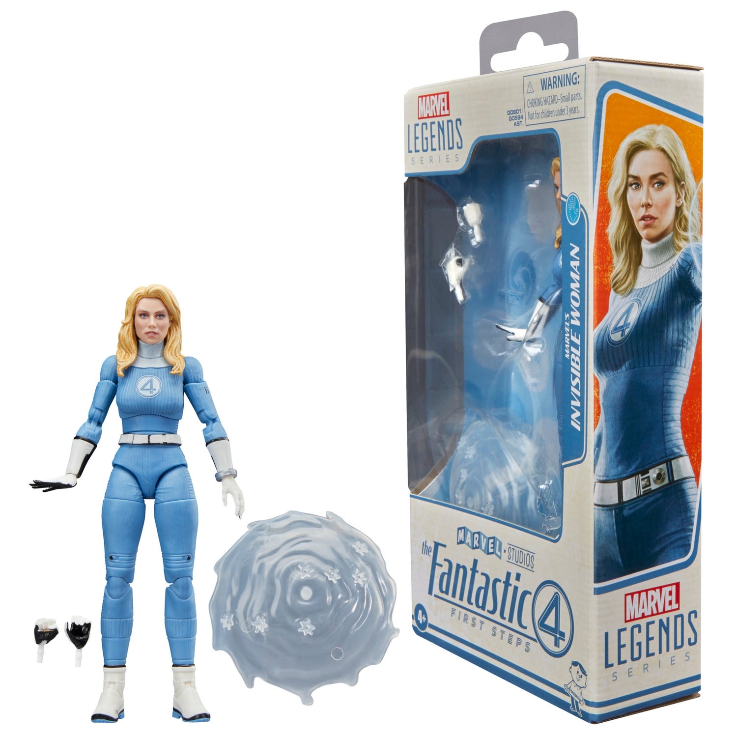 Hasbro Marvel Legends Series Marvel's Invisible Woman, The Fantastic Four: First Steps 6" Figure ...