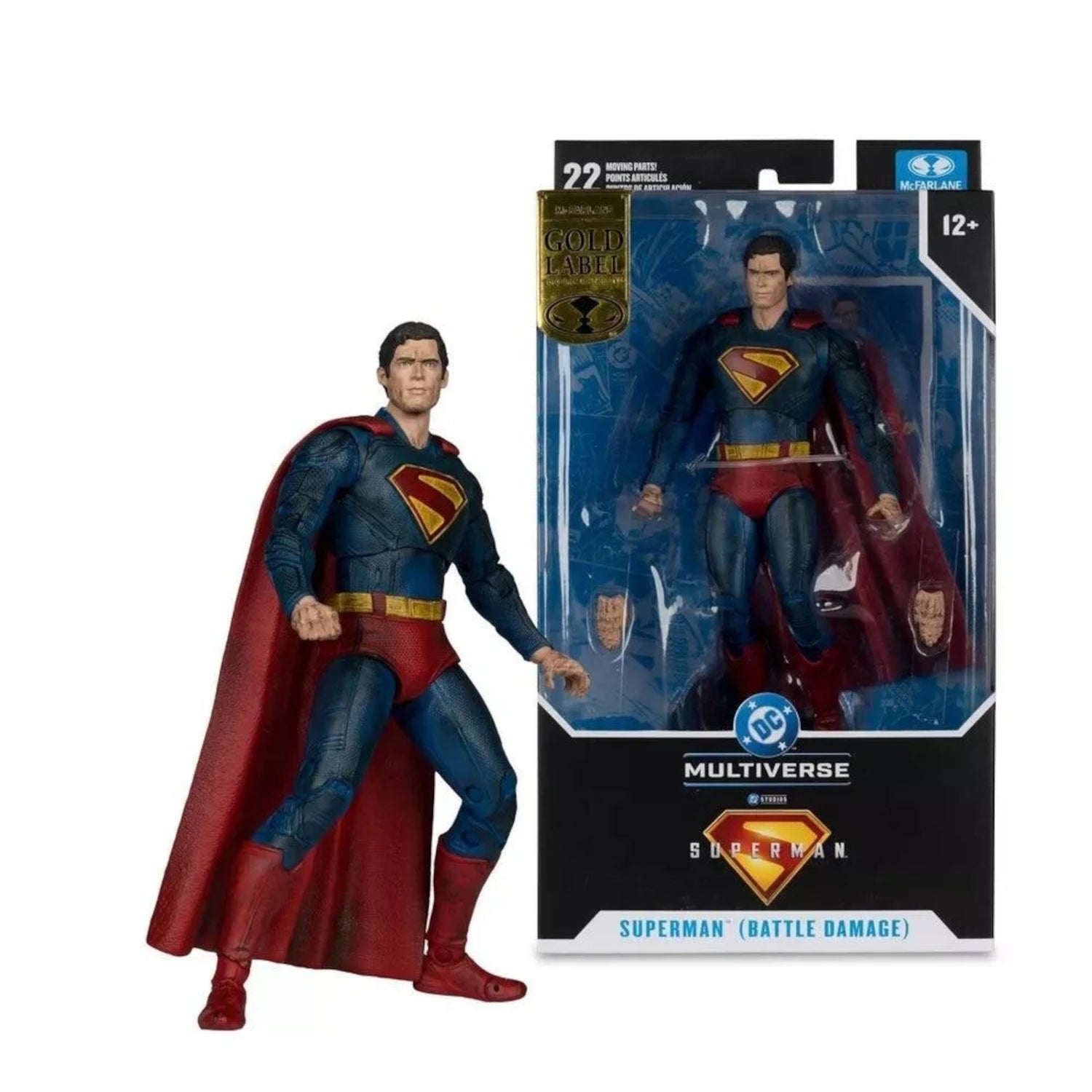 McFarlane Toys DC Comics Superman Movie Superman Battle Damage (Gold ...