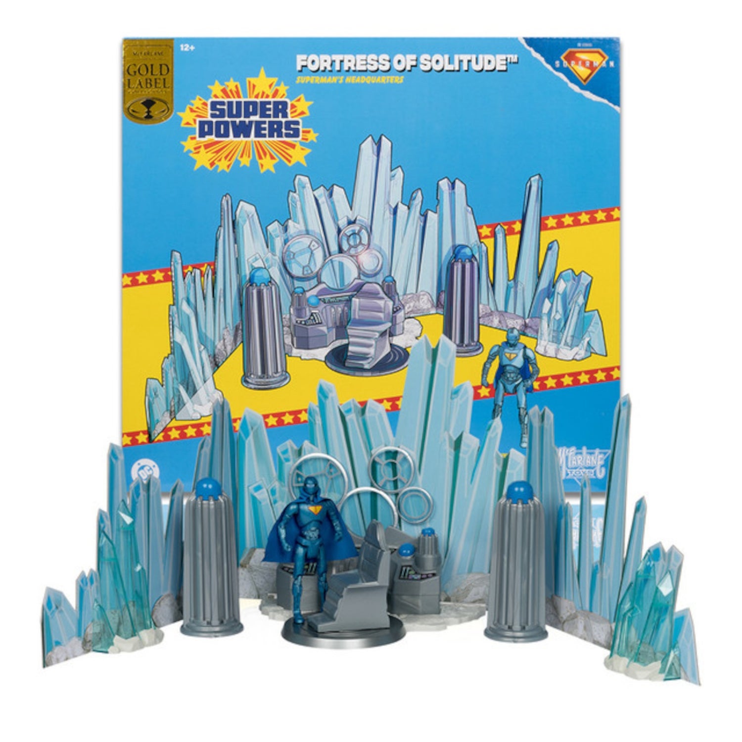 DC Direct Superman Movie Fortress of Solitude with Superman Robot Super ...