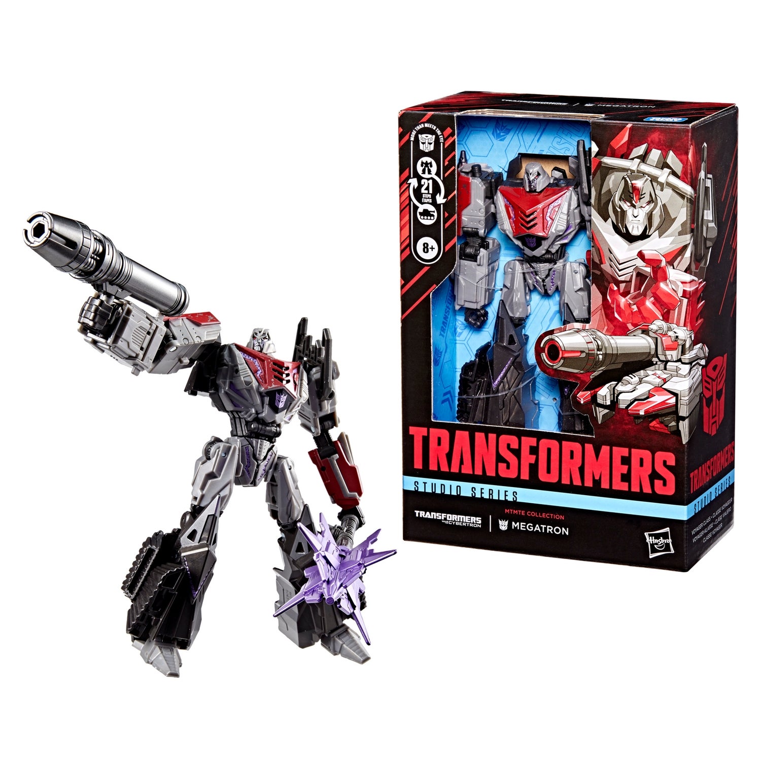 Hasbro Transformers Toys Studio Series War for Cybertron Megatron 6.5 ...