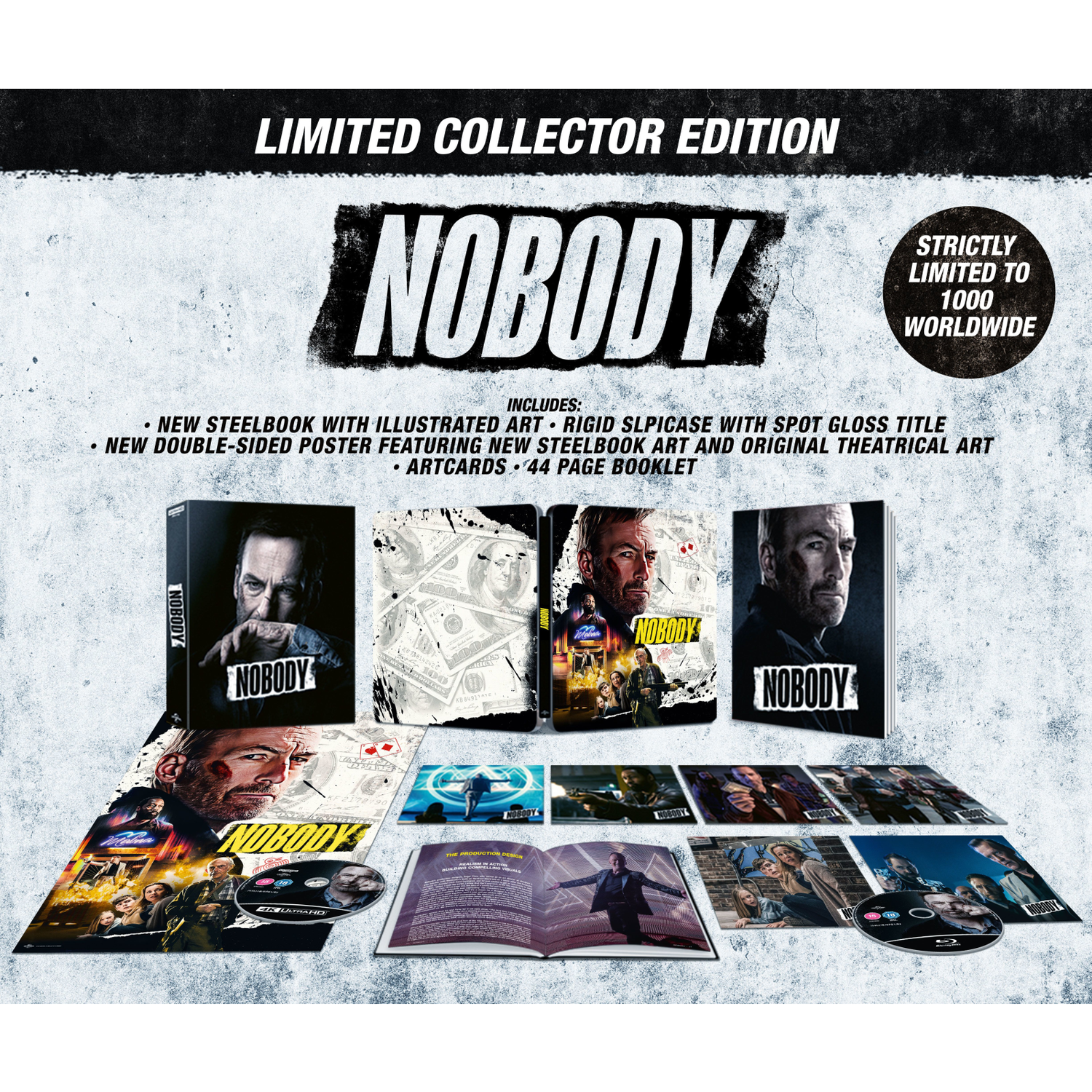Nobody Collector's Edition 4K Ultra HD Limited Edition SteelBook 4K - Zavvi US