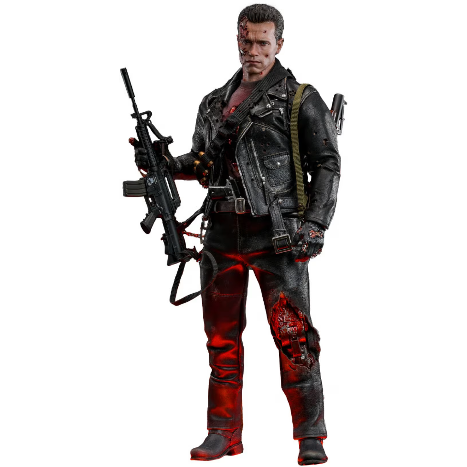 Hot Toys Terminator 1/6 T-800 Terminator Battle Damaged Version 2.0 ...