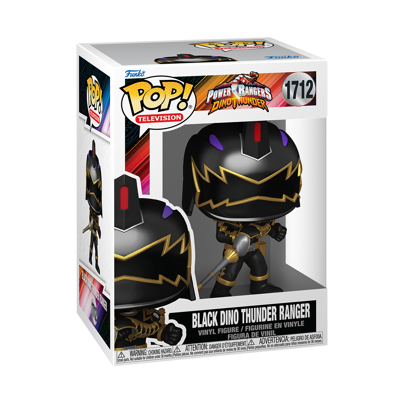 Power Rangers Black Dino Funko Pop! Vinyl Merchandise - Zavvi UK
