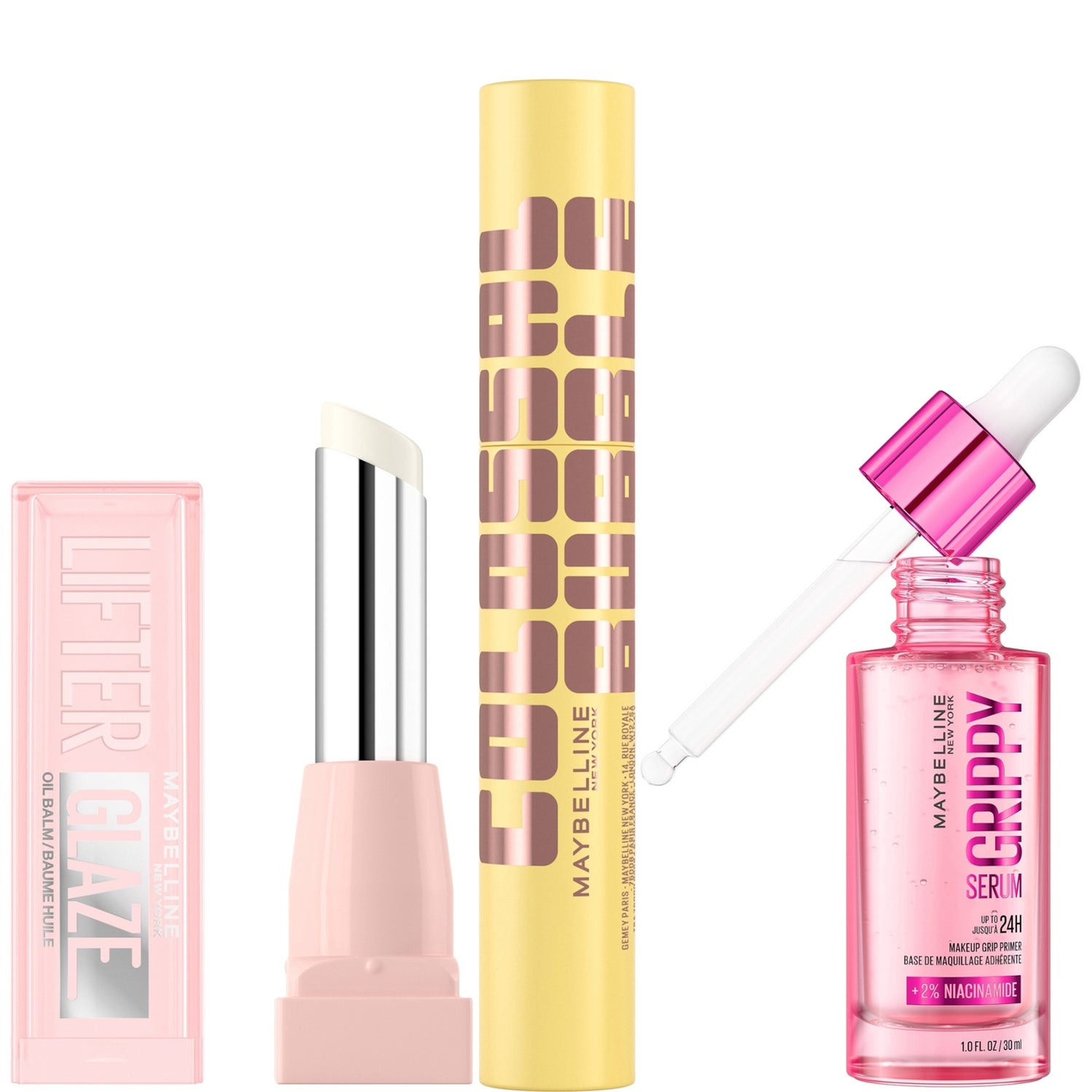 Maybelline Viral Favourites Make Up Bundle with Grippy Primer, Colossal ...