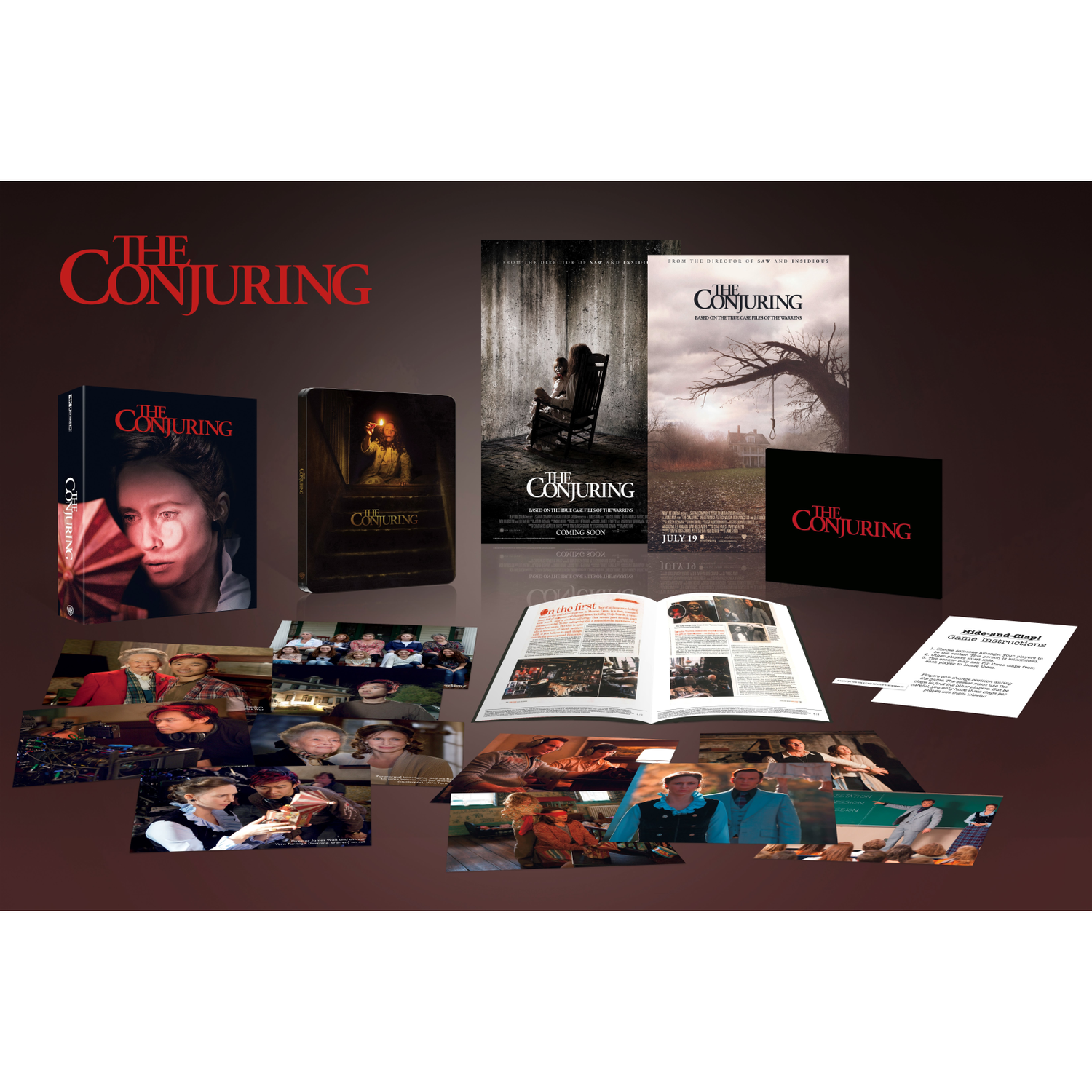 The Conjuring 4K Ultra HD Collector's Edition with Steelbook 4K - Zavvi US