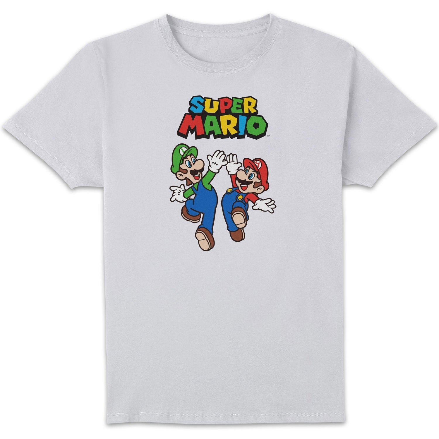 Nintendo Super Mario And Luigi Unisex T-Shirt - White Merchandise ...