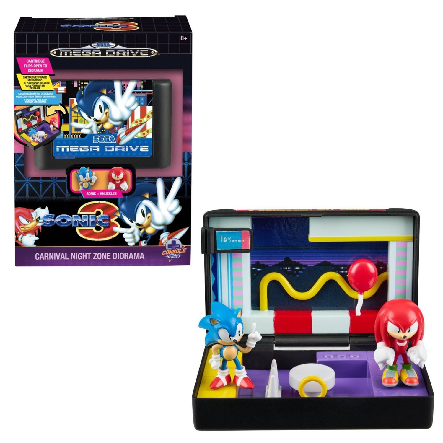 Console Heroes Sega Mega Drive Sonic 3 Carnival Night Zone Diorama ...