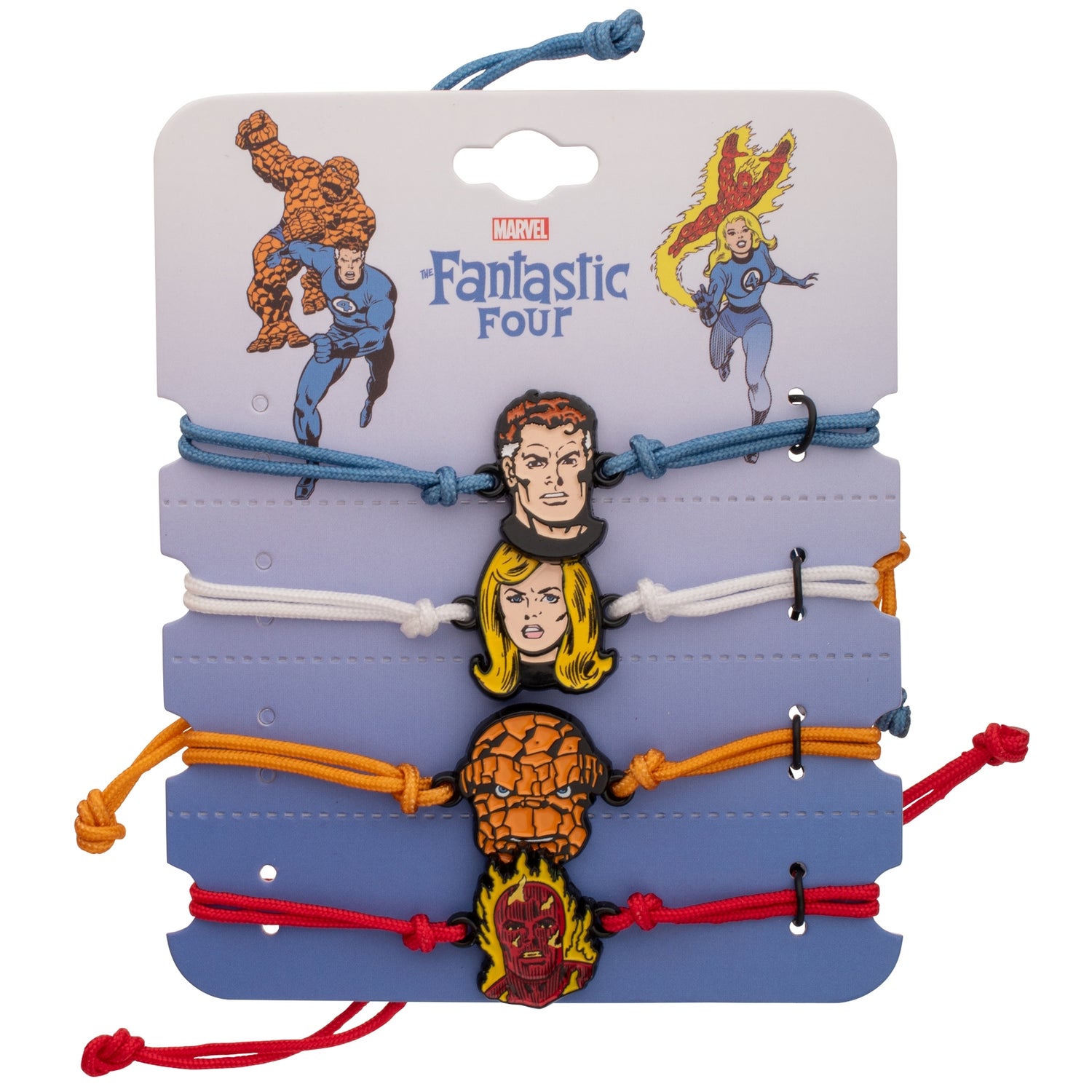 The Fantastic Four: First Steps Enamel Cord Bracelet Set Merchandise ...