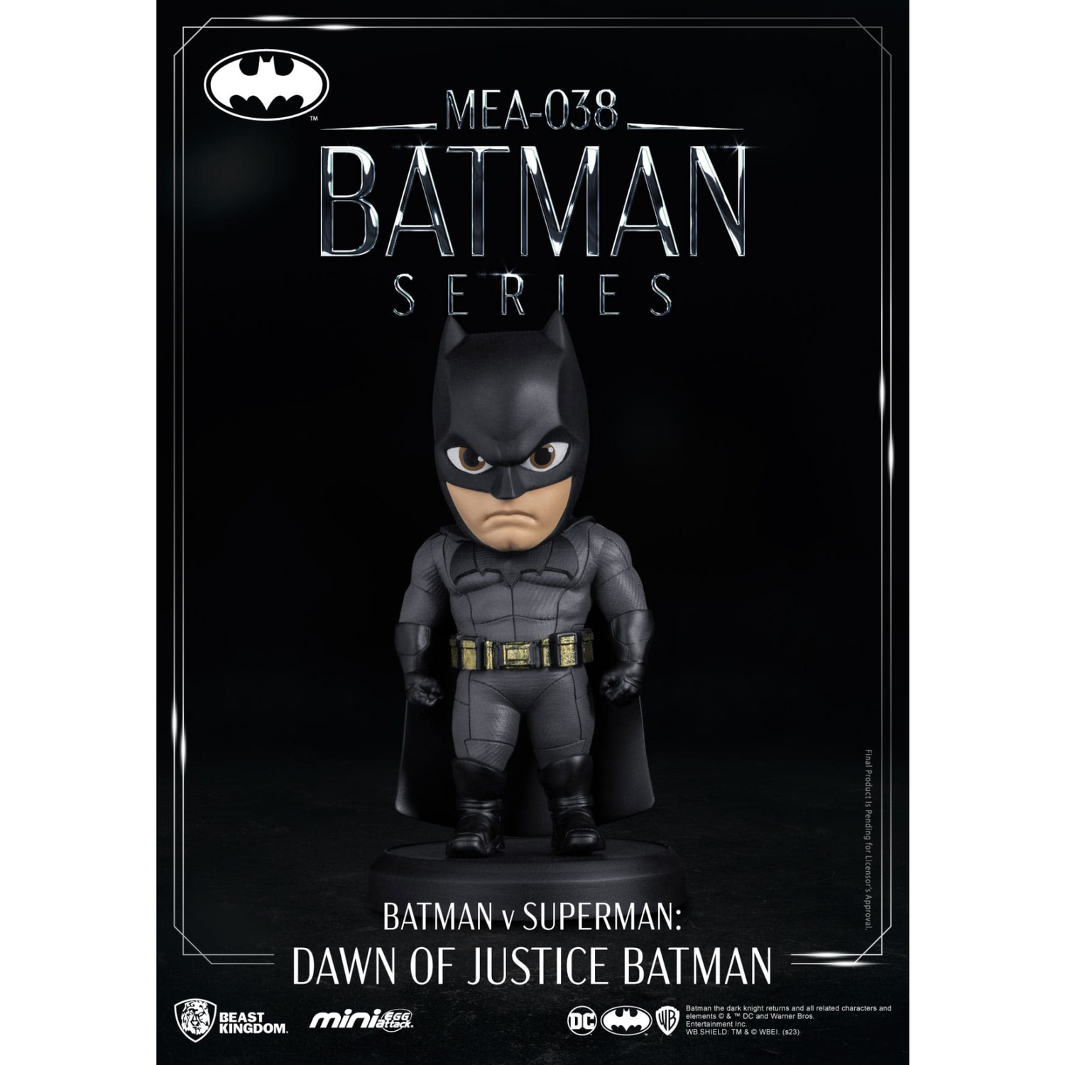 DC Comics Mini Egg Attack Figure Batman v Superman: Dawn of Justice Batman 8 cm Merchandise ...