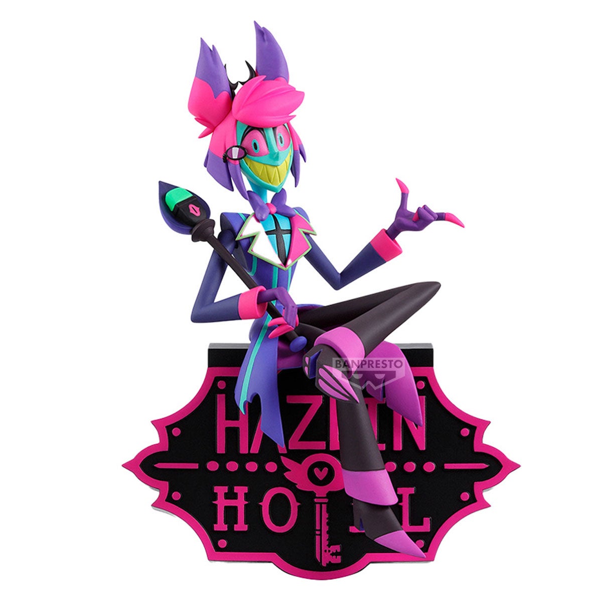 Banpresto Hazbin Hotel Monitor Top Figure Alastor Version B Merchandise ...
