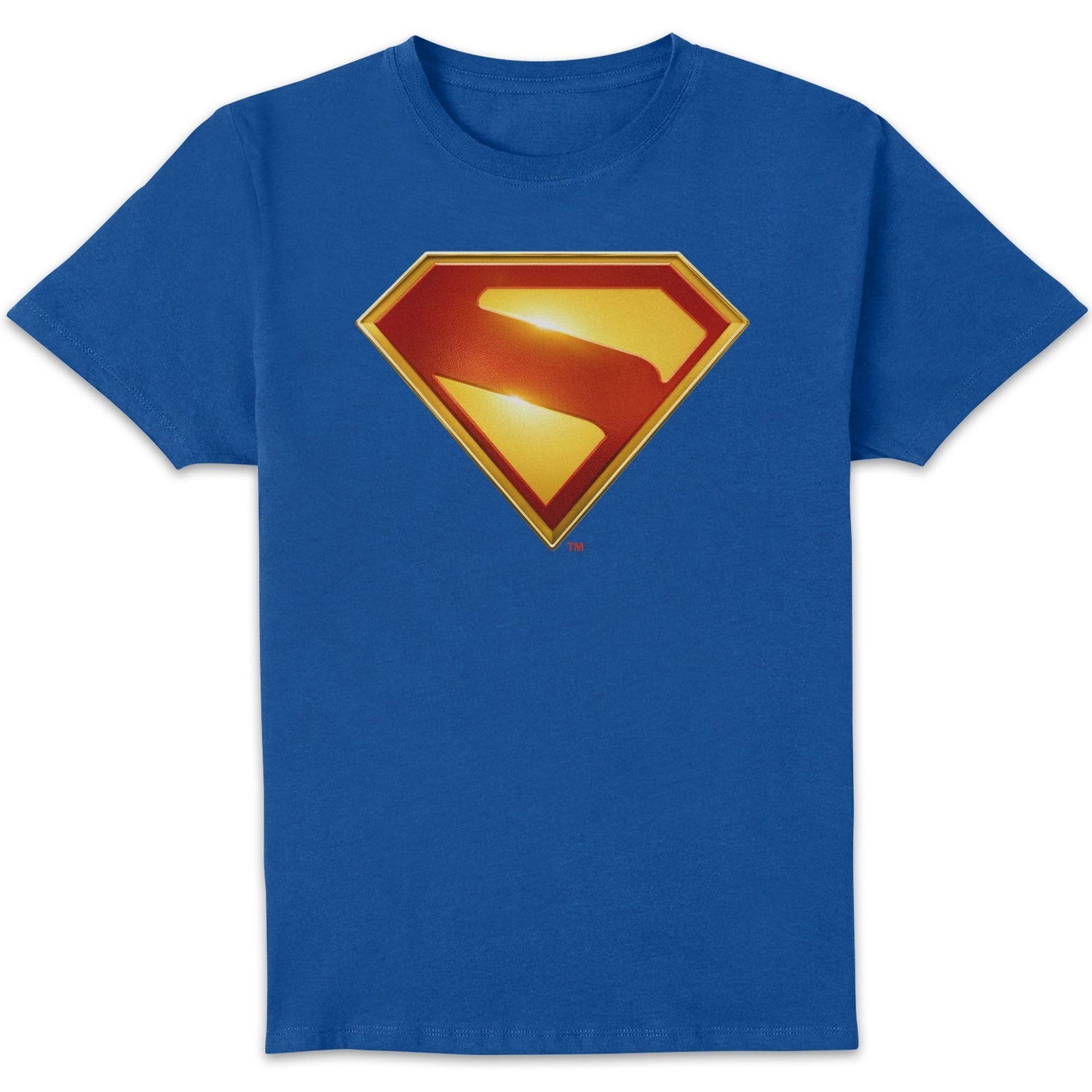 DC Comics Superman 3D Superman Logo Unisex T-Shirt - Blue Clothing - Zavvi UK