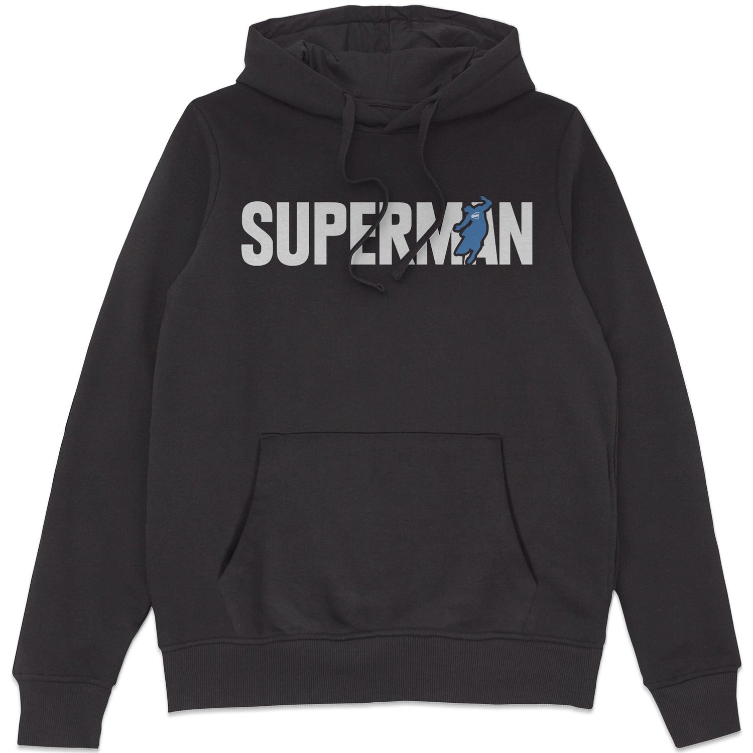 DC Comics Superman Hoodie Man Of Steel Hoodie - Black Clothing - Zavvi UK