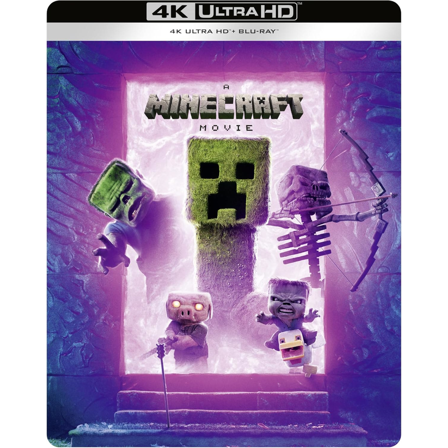 A Minecraft Movie Portal Limited Edition 4K Ultra HD Steelbook 4K ...