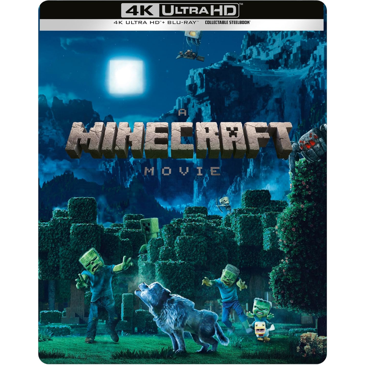 A Minecraft Movie Night Scene Limited Edition 4K Ultra HD Steelbook 4K ...