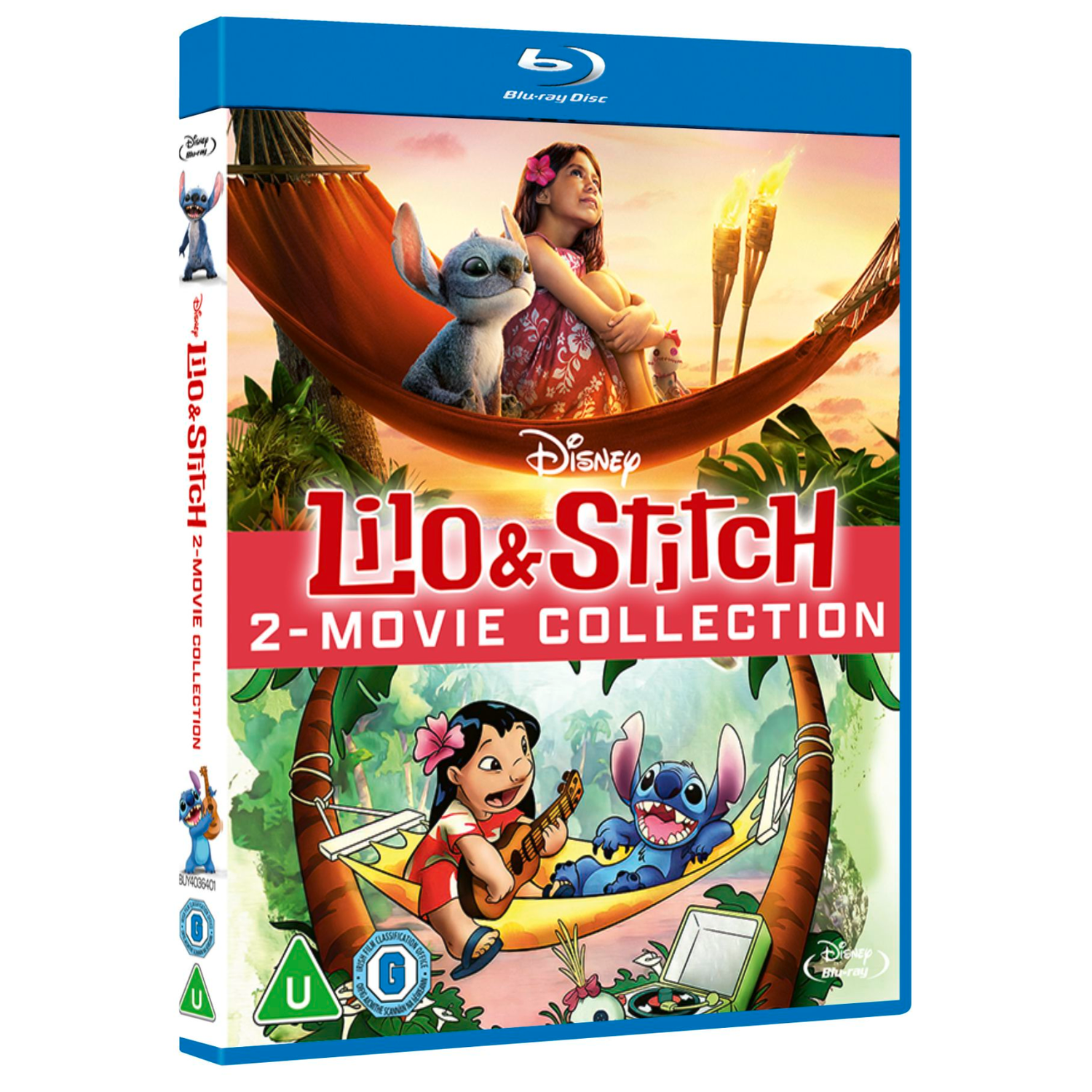 Disney's Lilo & Stitch (Live Action / Animation) Double Pack Blu-ray ...
