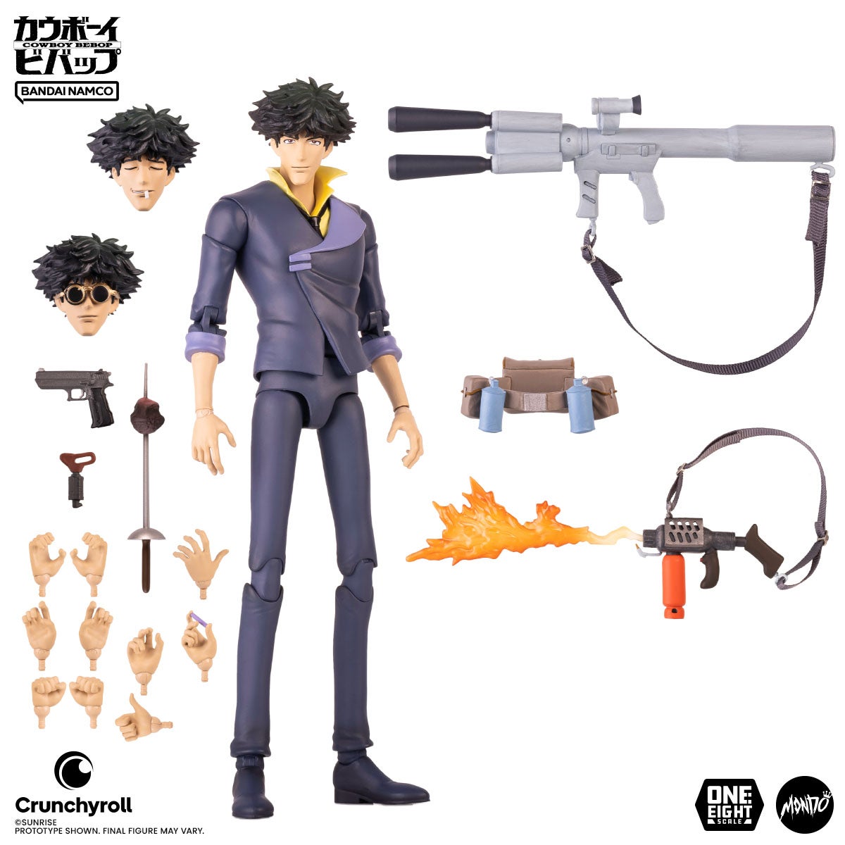 MONDO Cowboy Bebop - Spike Spiegel 1/8 Scale Figure Merchandise - Zavvi UK
