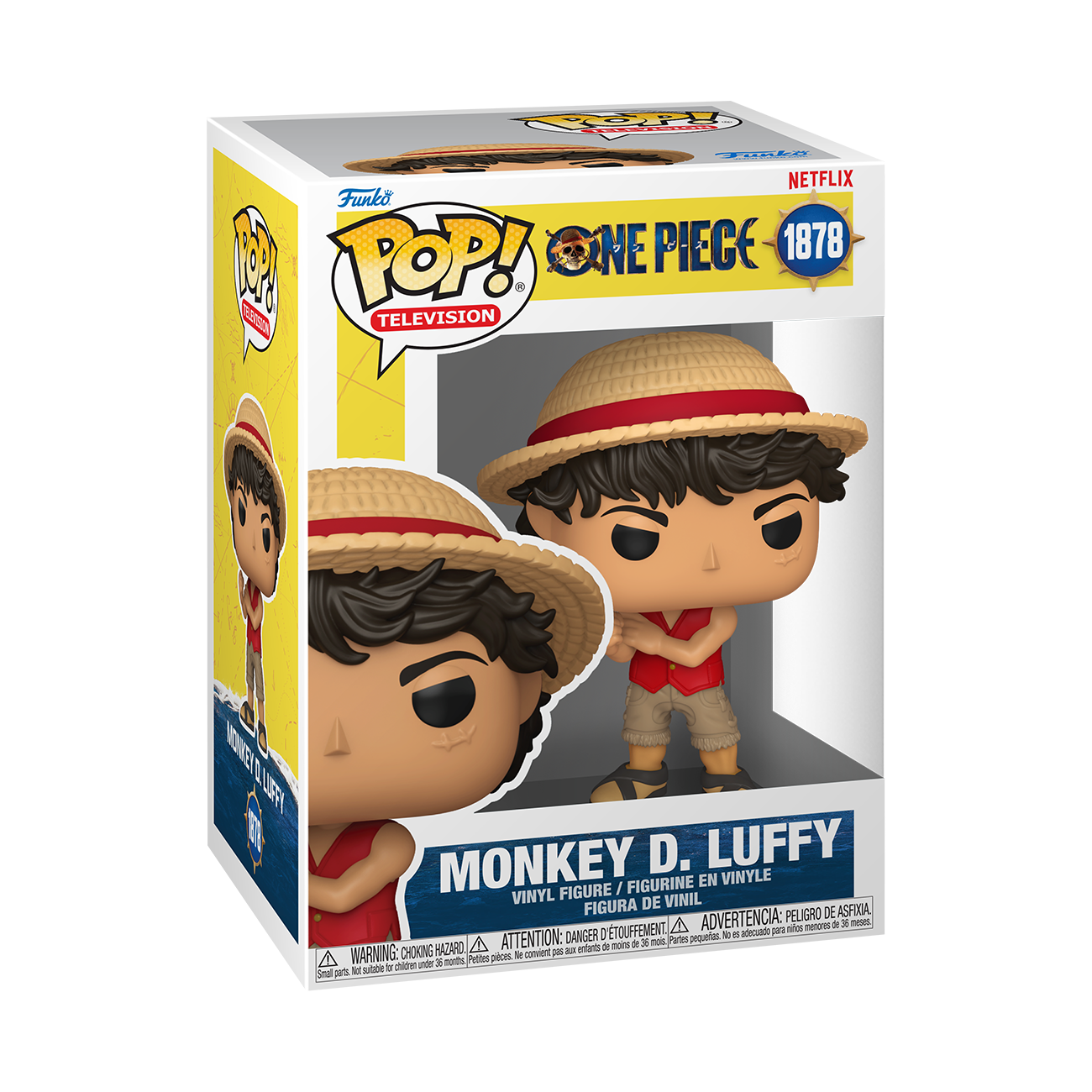 POP! TV: One Piece S1 – Monkey D. Luffy Funko POP! Vinyl Merchandise ...
