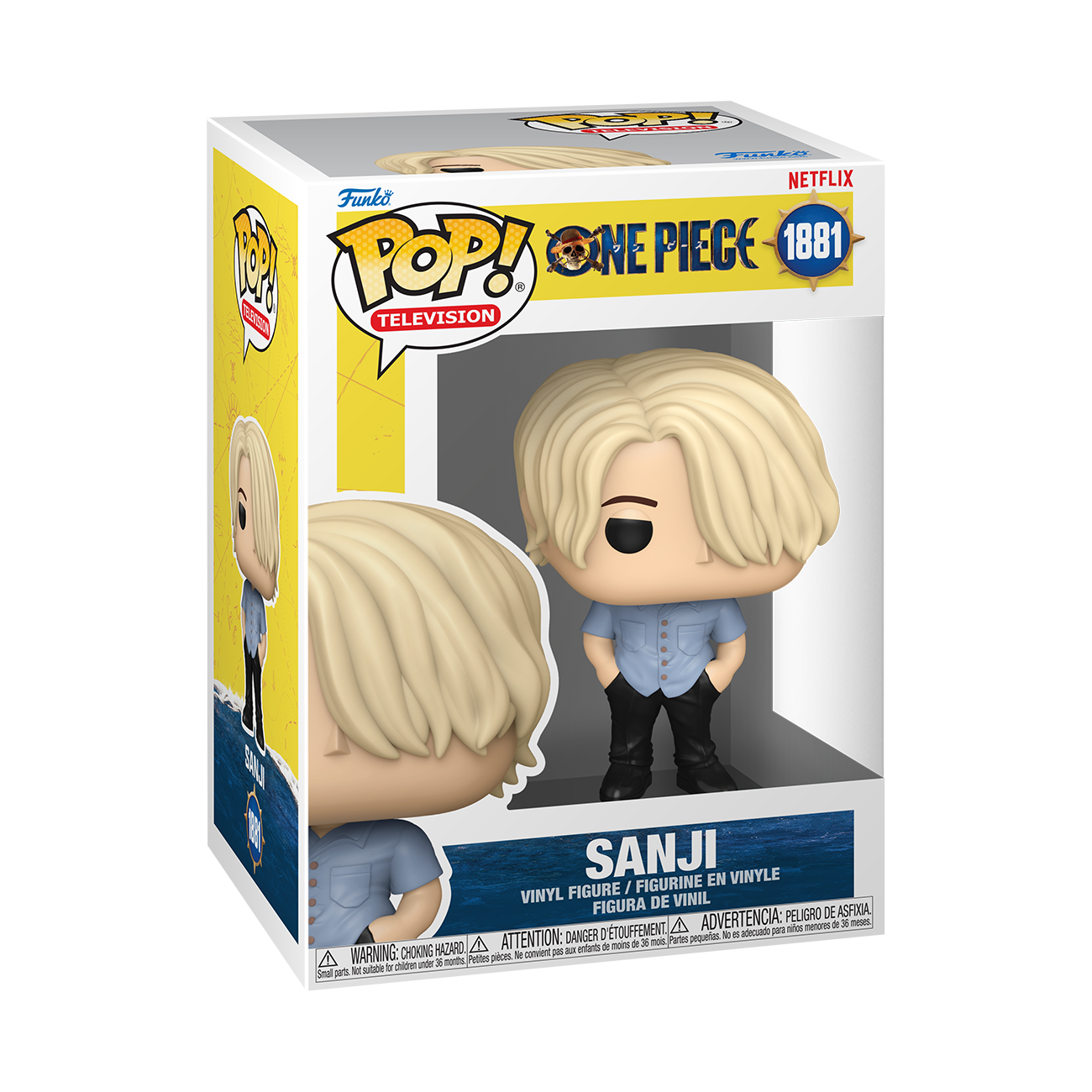 POP! TV: One Piece S1 – Sanji Funko POP! Vinyl Merchandise - Zavvi UK
