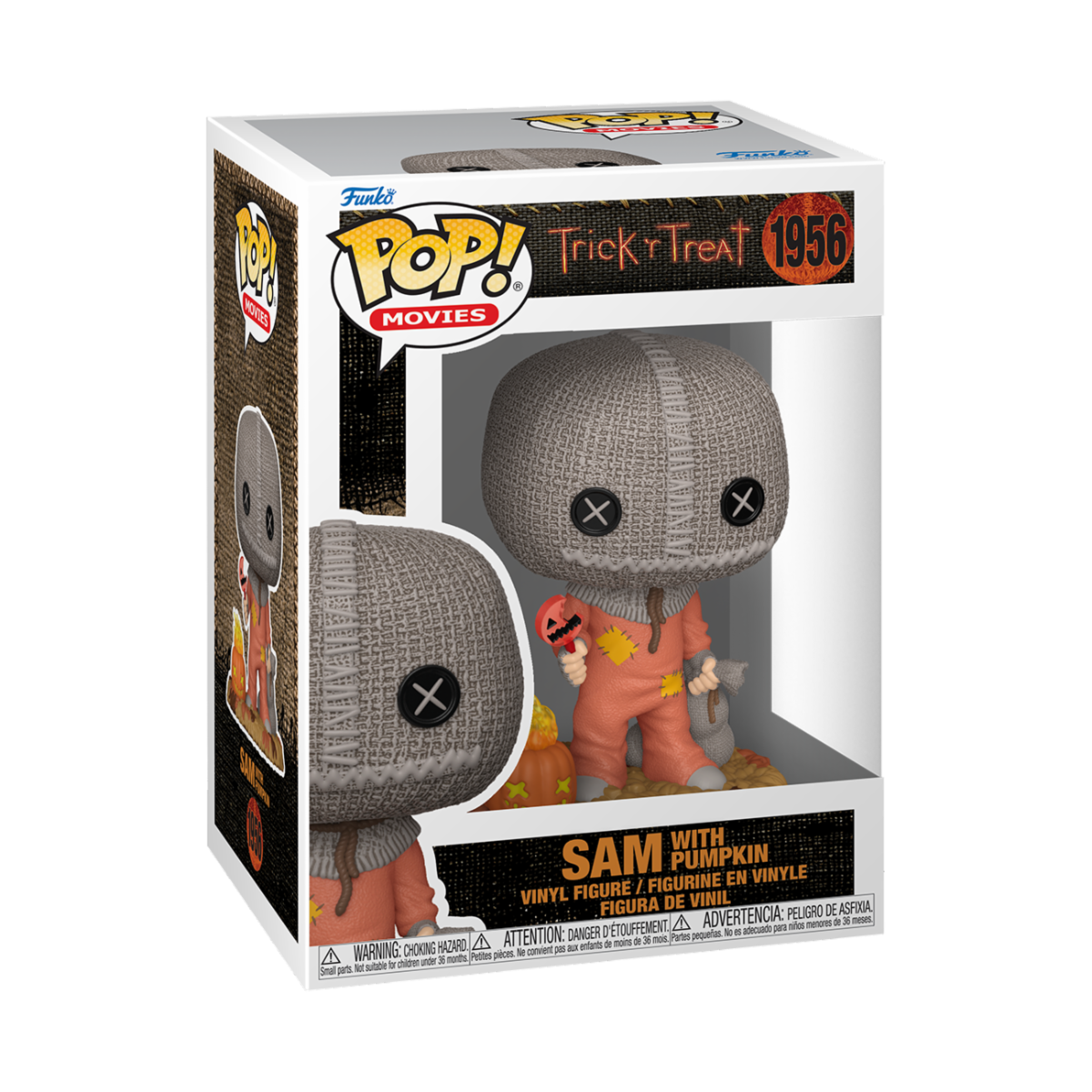 Trick 'r Treat Sam with Pumpkin Funko POP Vinyl Merchandise | Zavvi ...