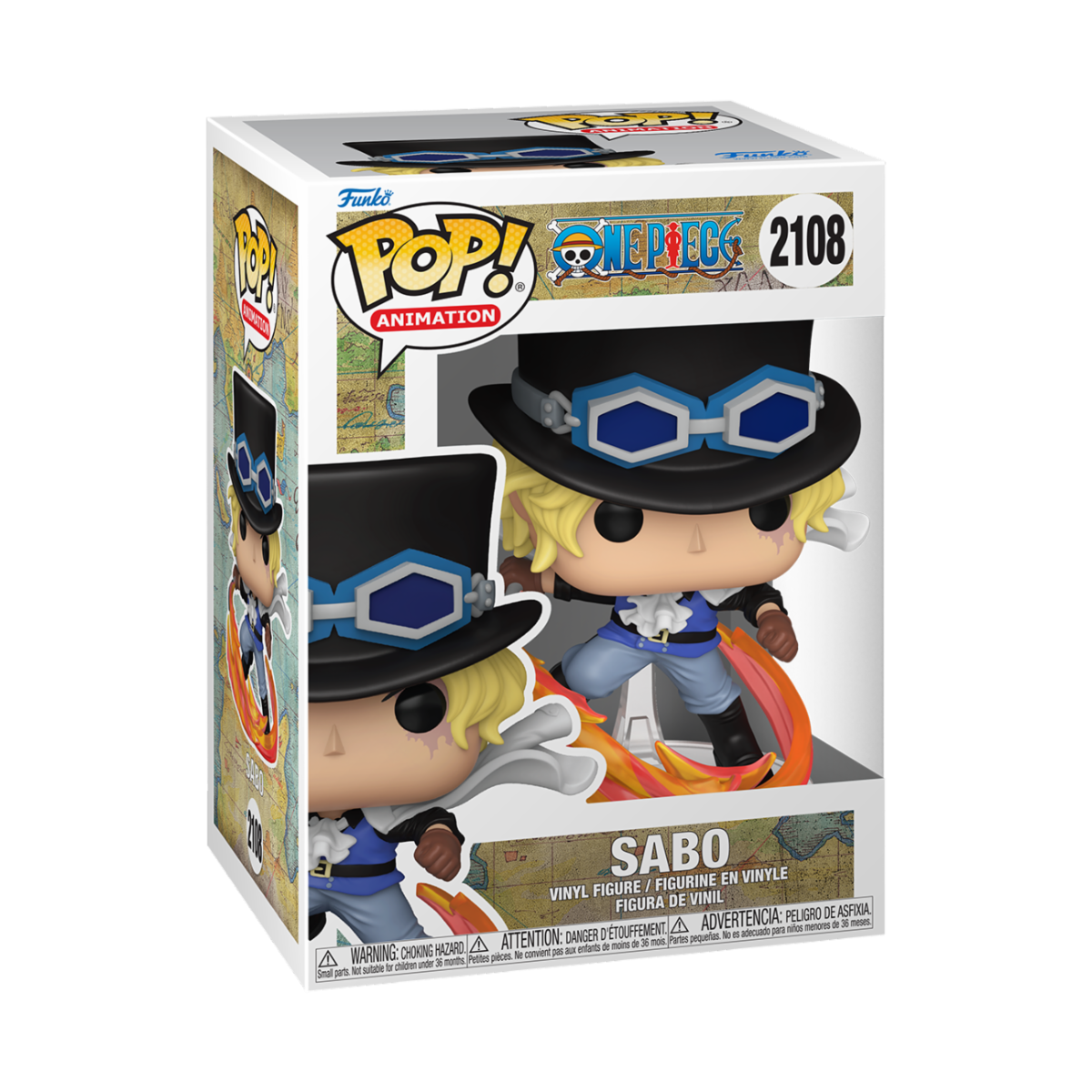 One Piece Sabo Funko POP Vinyl Merchandise - Zavvi UK