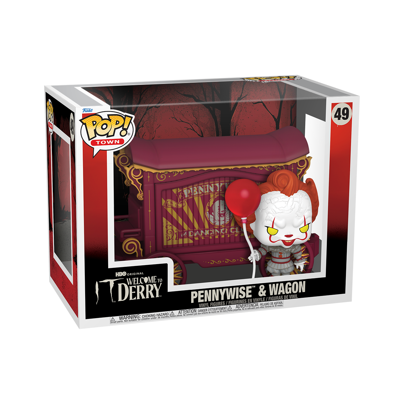 IT: Welcome to Derry Pennywise & Wagon Funko Pop Town Merchandise ...