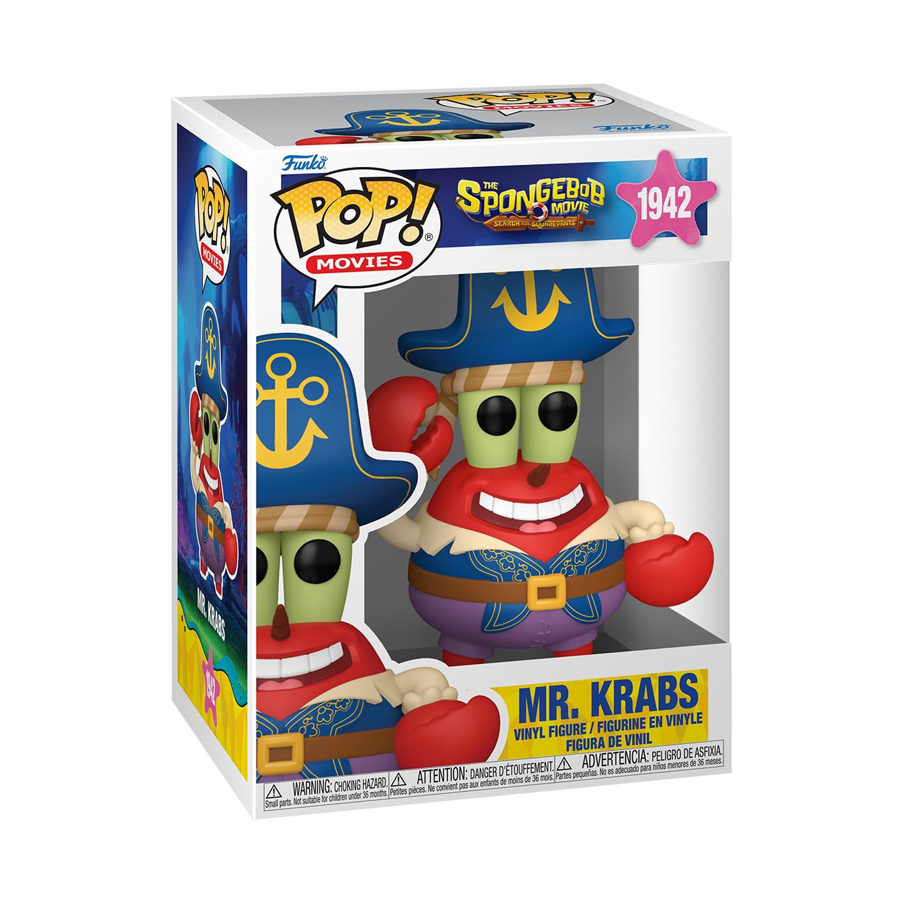 The Spongebob Movie Mr. Krabs Funko POP Vinyl Merchandise | Zavvi Australia