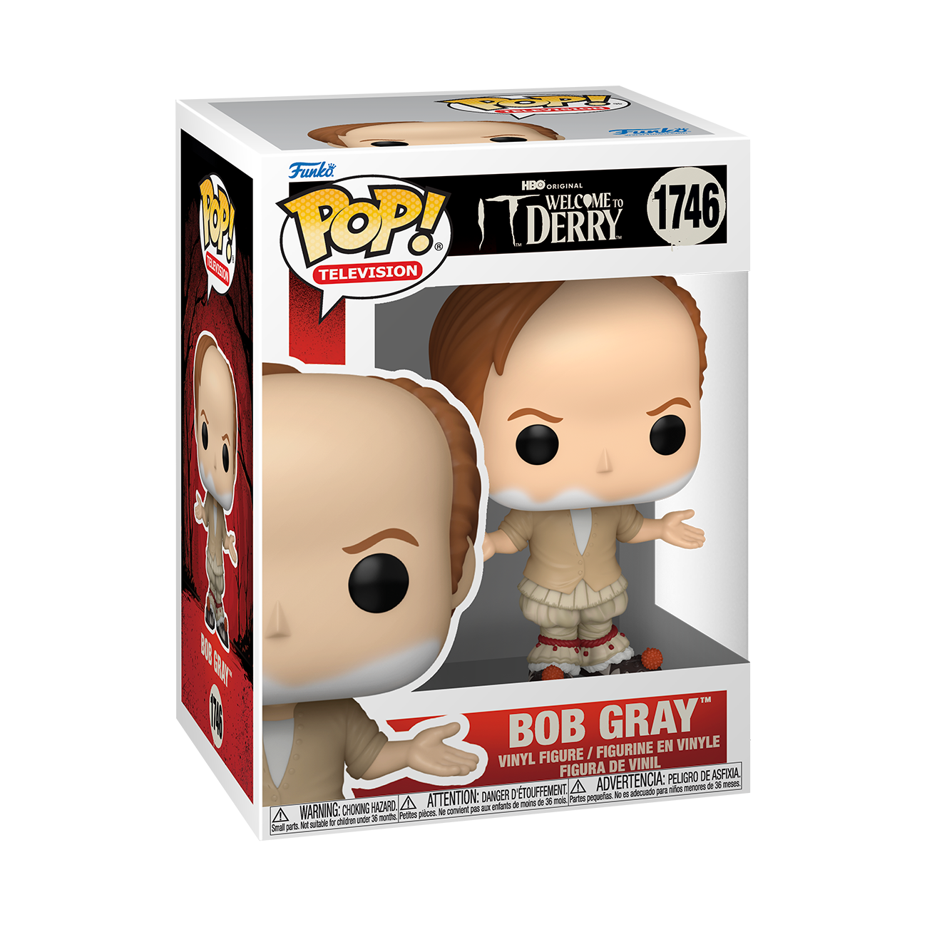 IT: Welcome to Derry Bob Gray Funko Pop Vinyl Merchandise - Zavvi UK