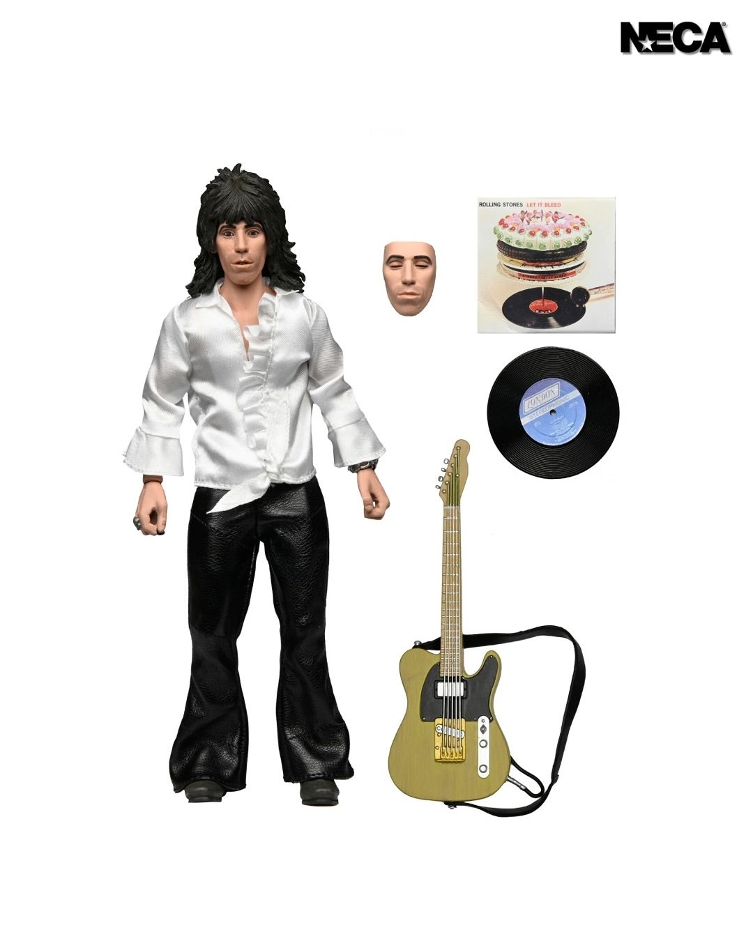 NECA - ROLLING STONES KEITH RICHARDS (1975) 8 INCH CLOTHED ACTION ...