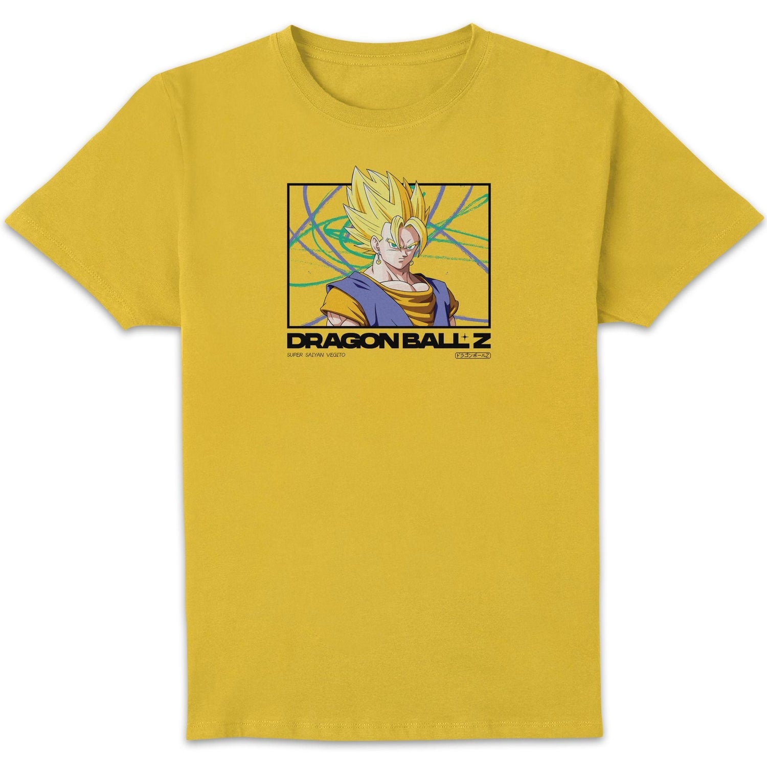 Dragon Ball Z Super Saiyan Vegito Profile Unisex T-Shirt - Yellow ...