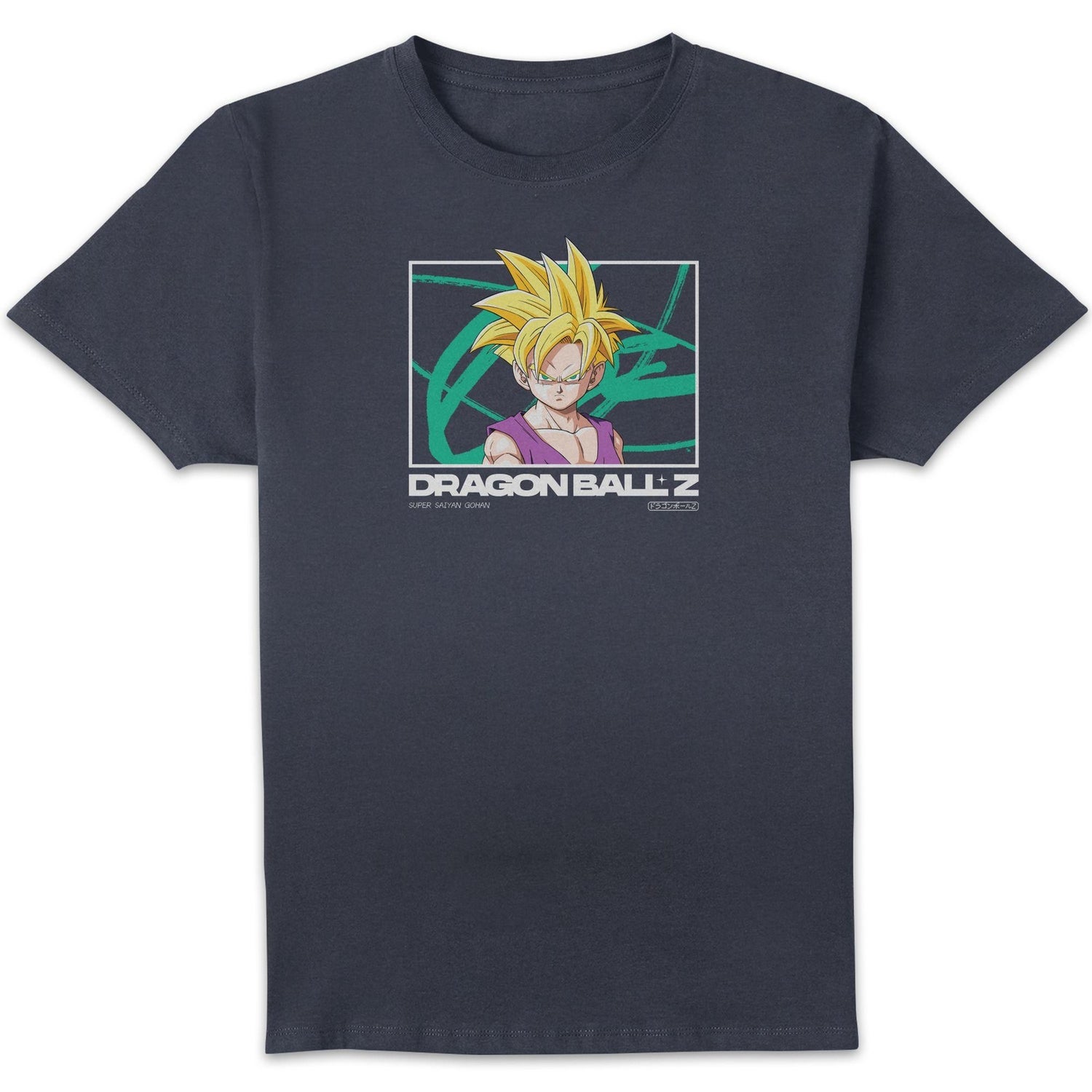 Dragon Ball Z Super Saiyan Gohan Profile Unisex T-Shirt - Navy ...