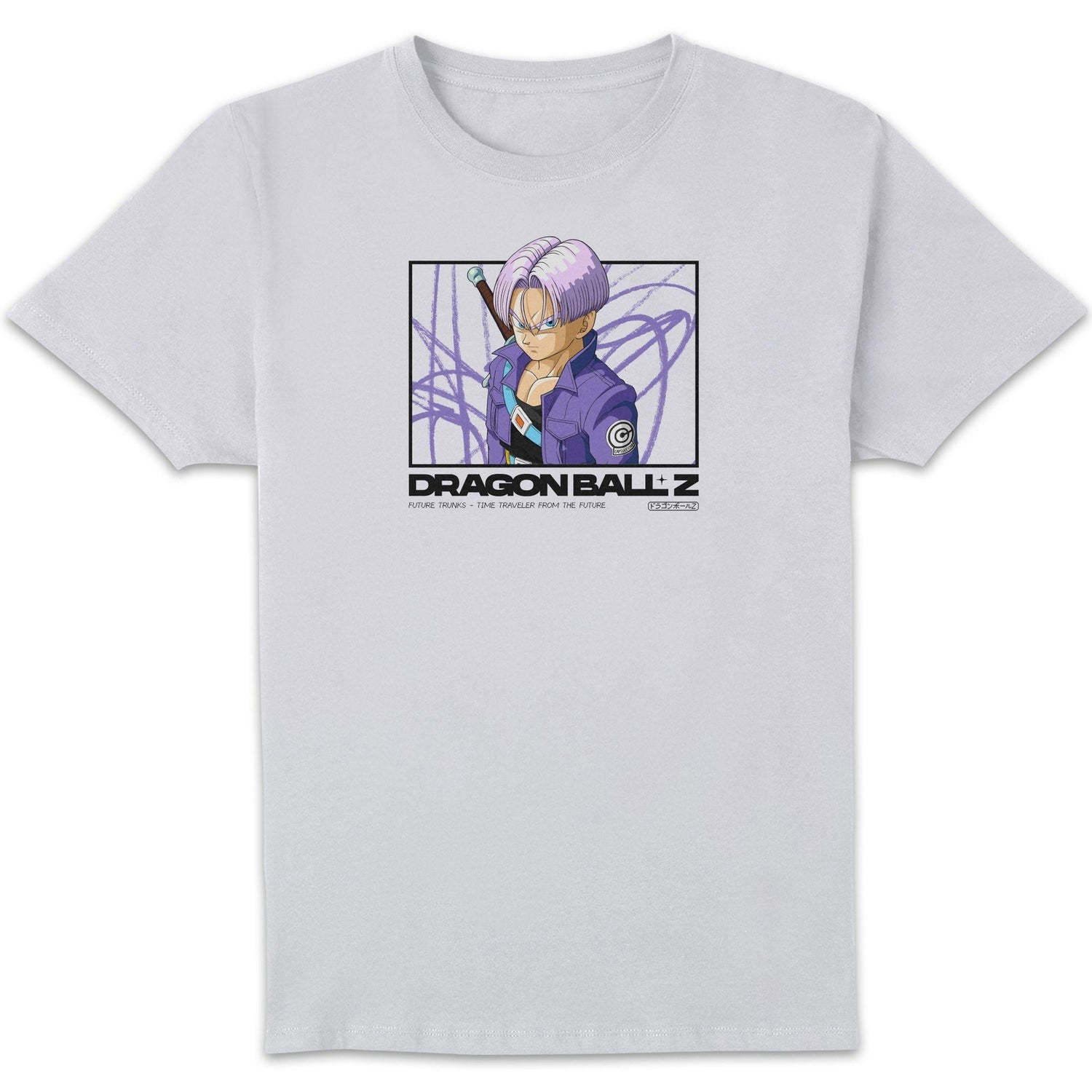 Dragon Ball Z Future Trunks Profile Unisex T-Shirt - White Clothing ...