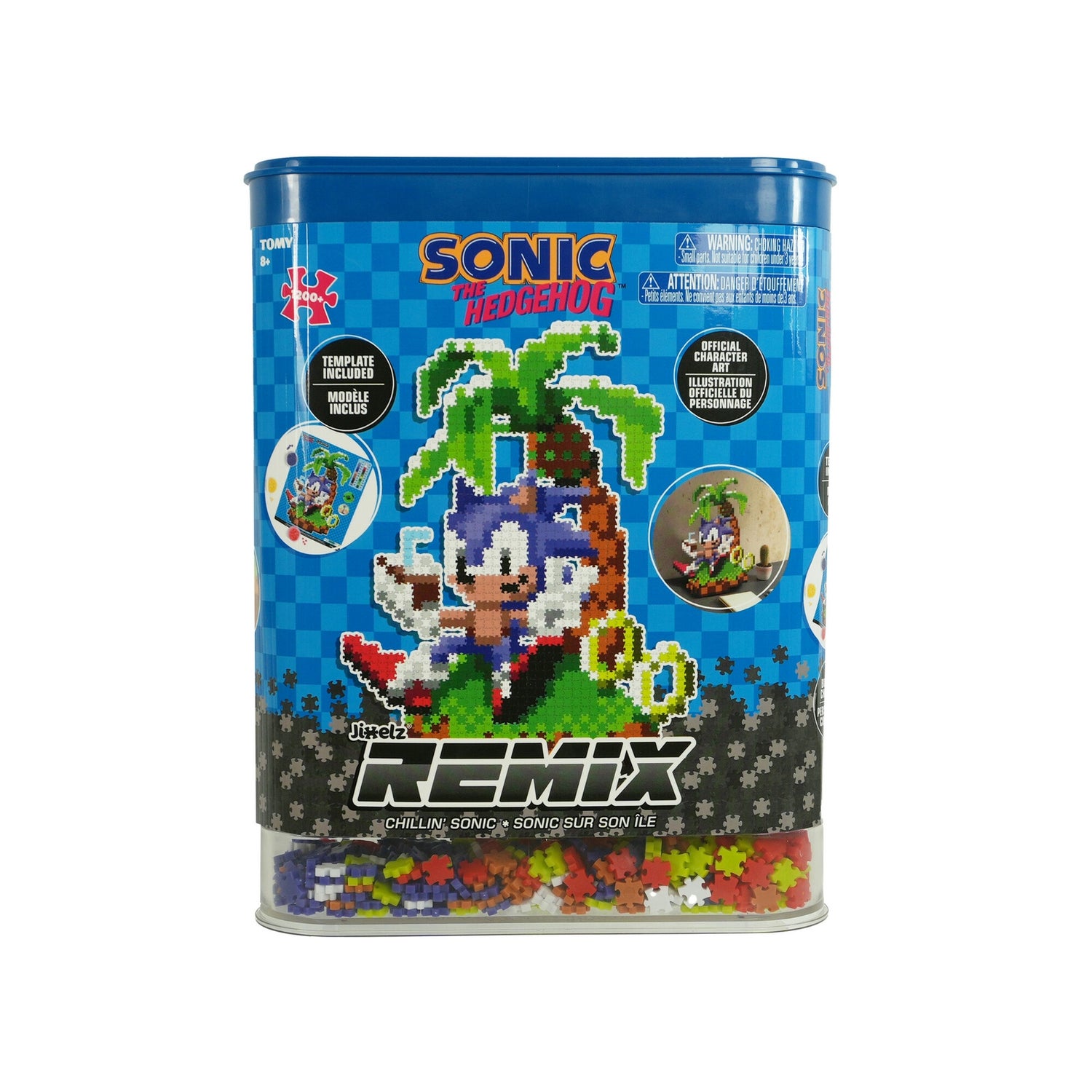 Jixelz Remix Sonic the Hedgehog Sonic Island 1250pc Set | Zavvi.nl