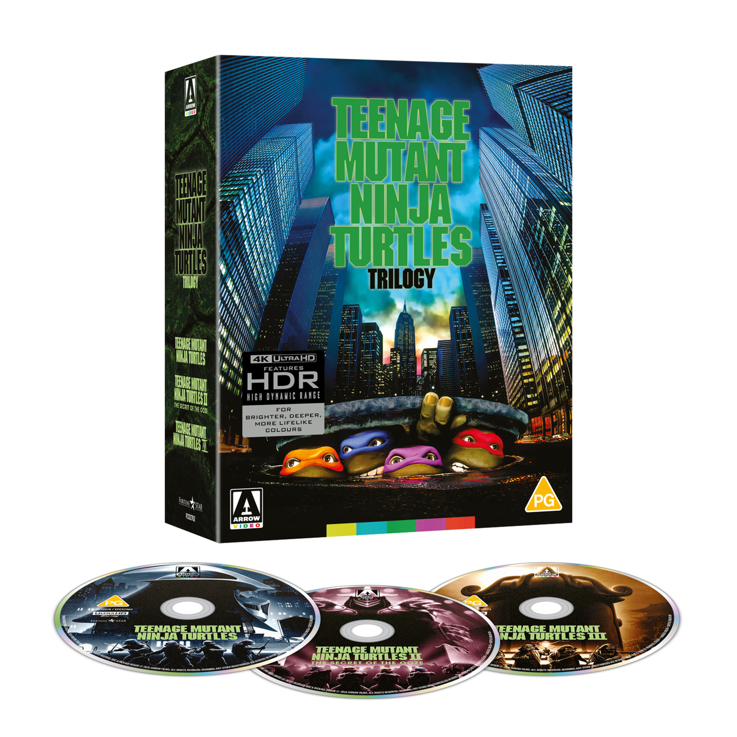 Teenage Mutant Ninja Turtles Trilogy Limited Edition 4K Ultra HD 4K ...