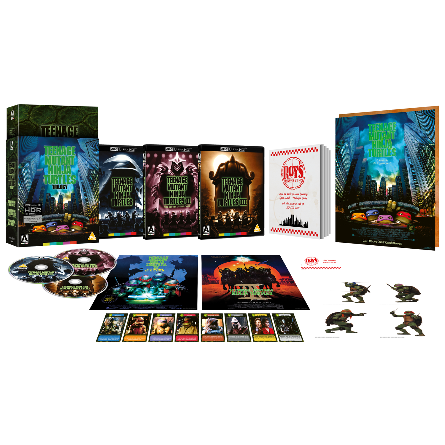 Teenage Mutant Ninja Turtles Trilogy Limited Edition 4K Ultra HD 4K ...