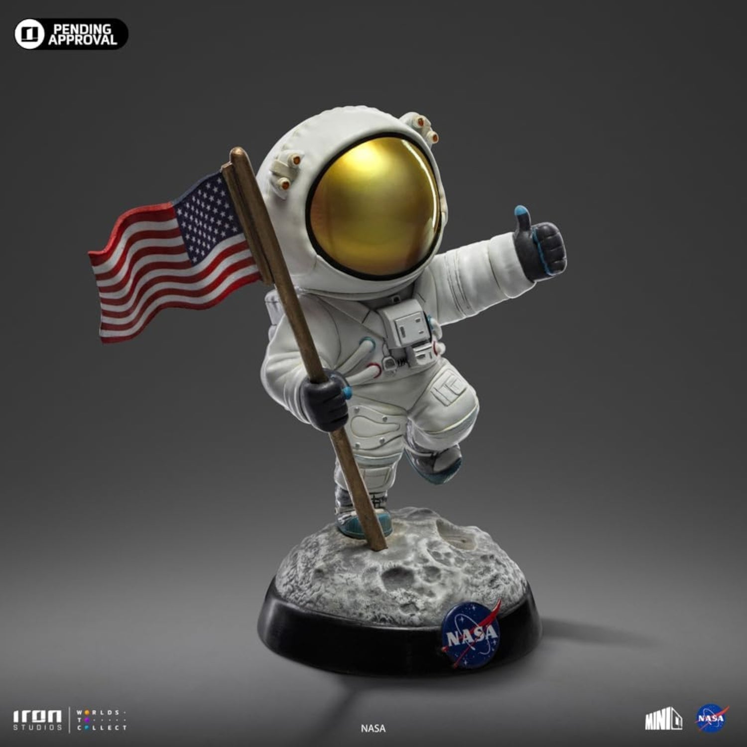 Iron Studios NASA Apollo 11 Astronaut Minico Figure Merchandise - Zavvi UK