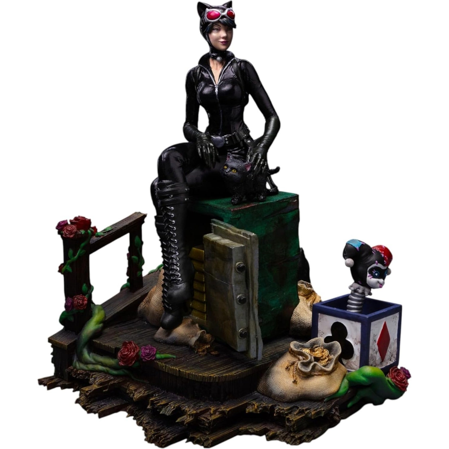 Iron Studios DC Comics Catwoman Deluxe Gotham City Sirens Art Scale 1/ ...